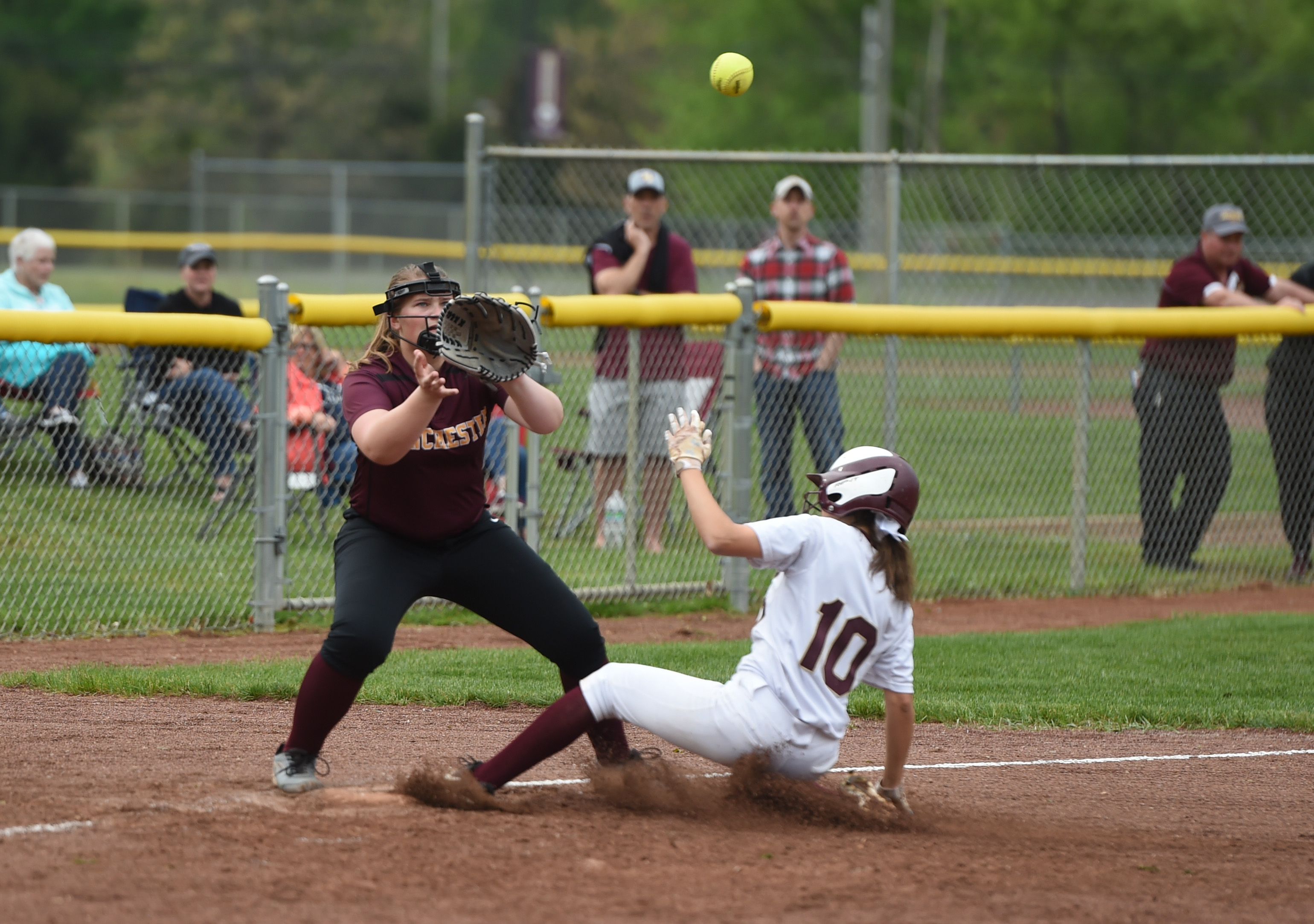 Western takes on Manchester in girls softball - mlive.com
