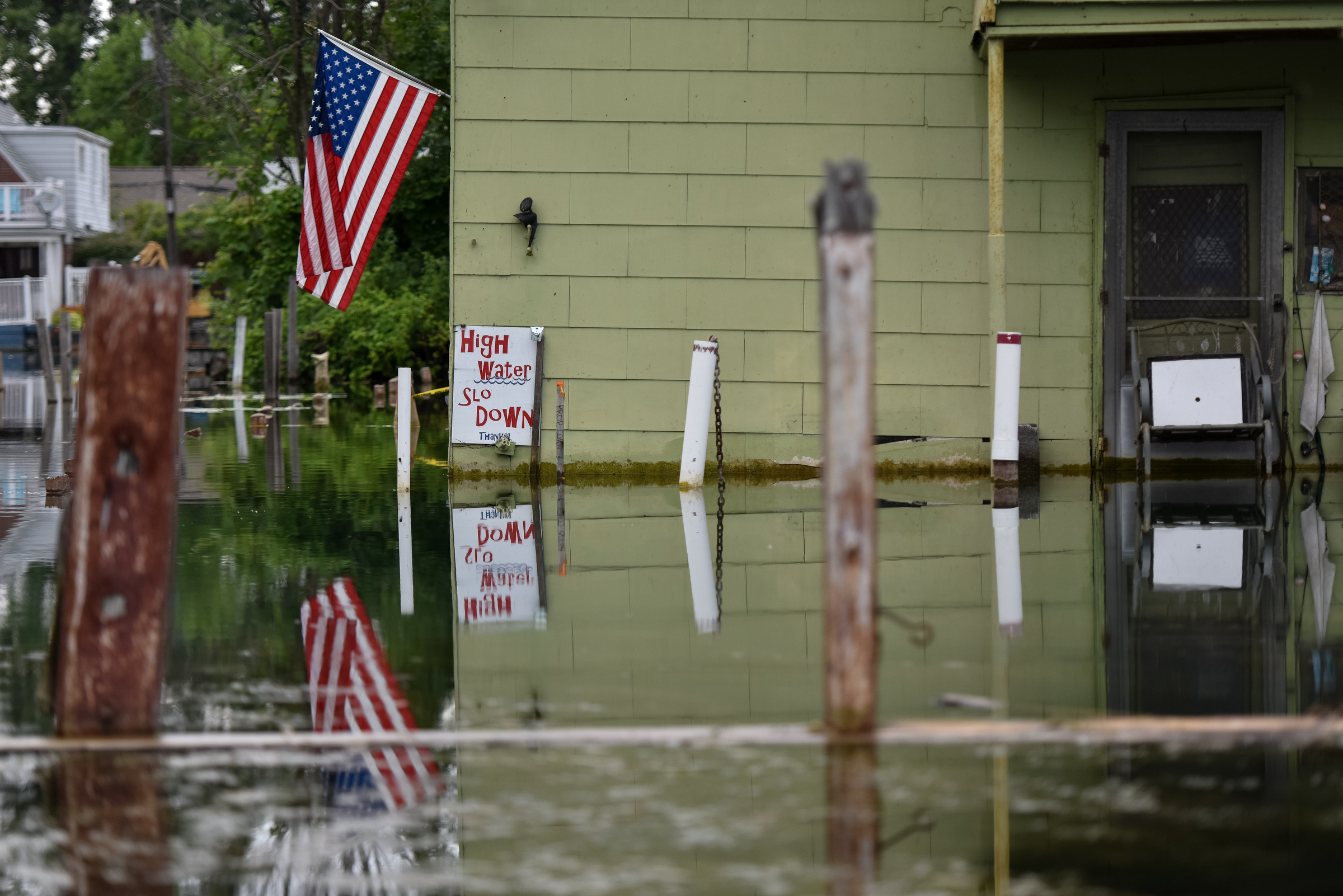 Detroit's canal residents struggling with high water levels 3 months ...
