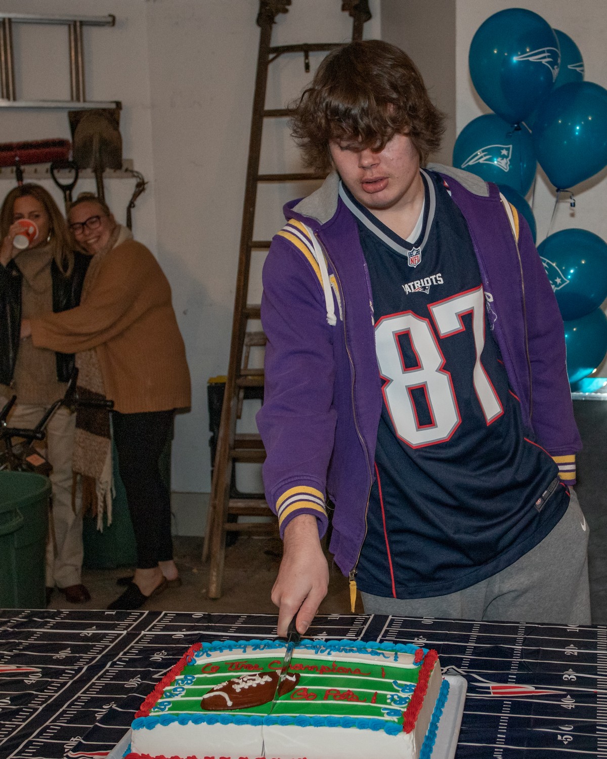 Wish Celebration Tailgate party for 18-year-old Harrison Larson of ...