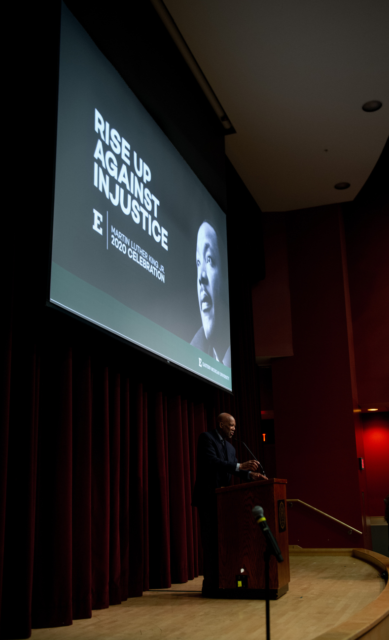 Terrence Roberts, one of the "Little Rock Nine," speaks at Martin ...