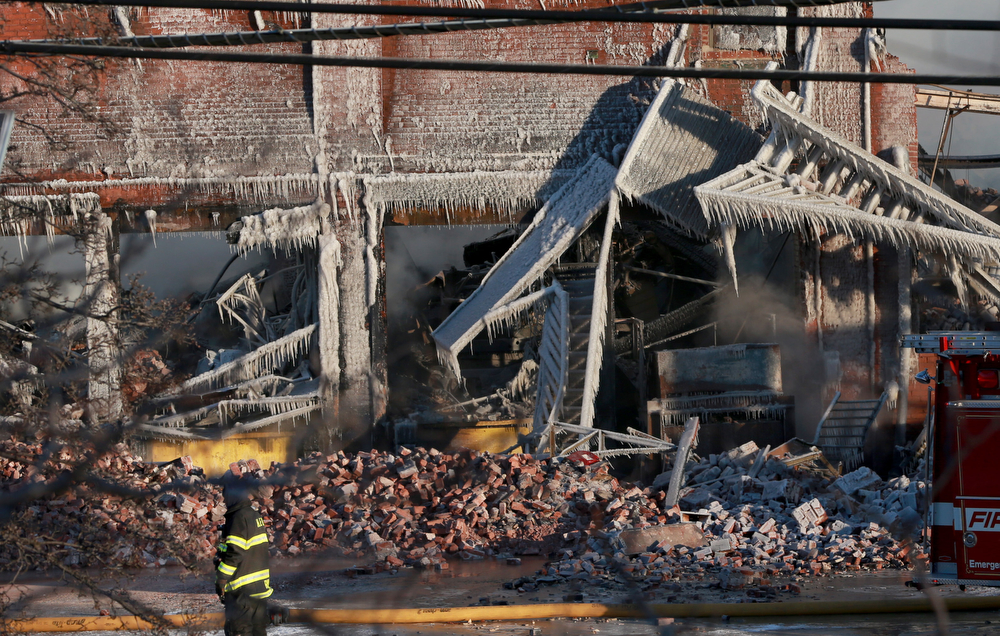 Massive blaze at historic Marcal Paper plant turns building into ...