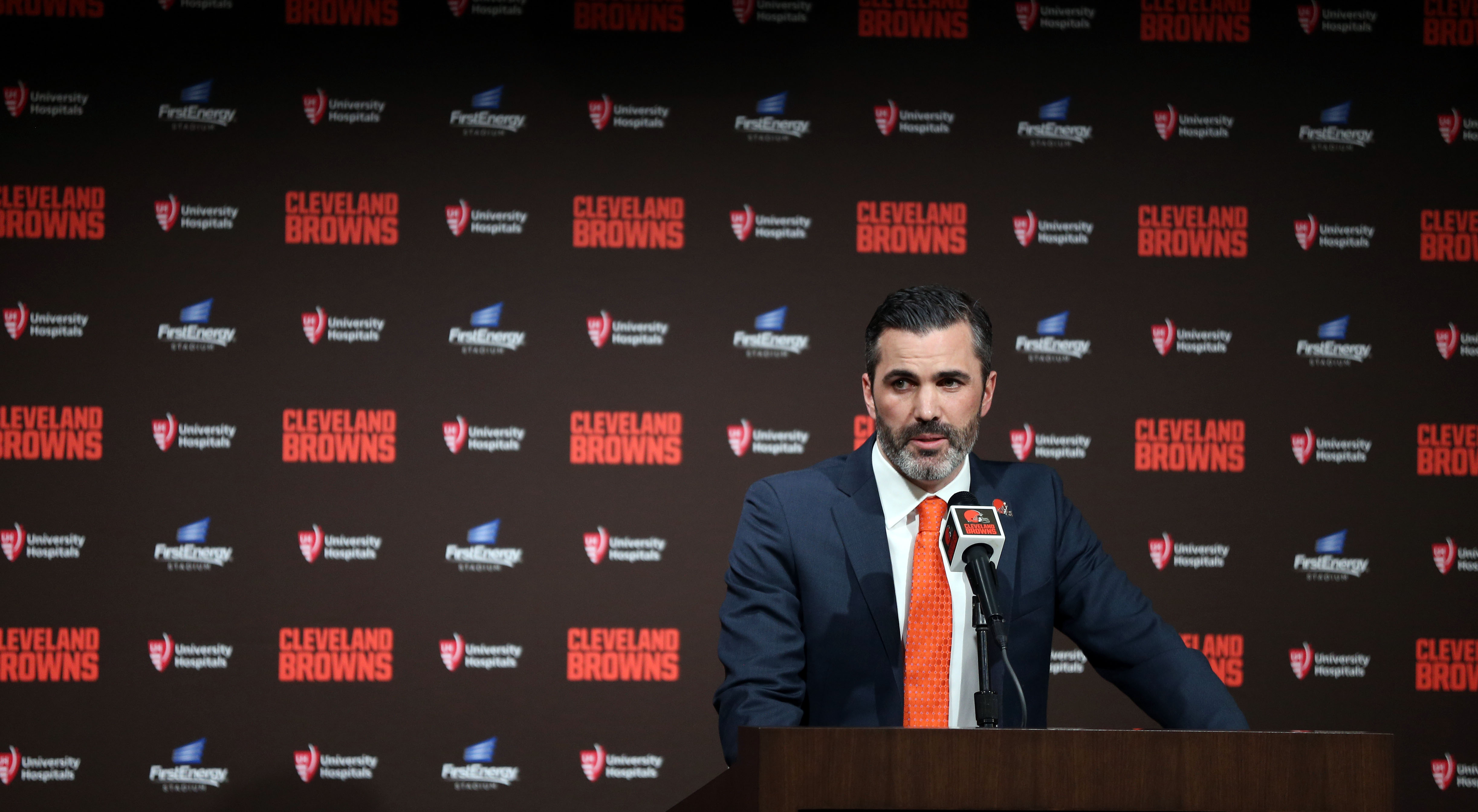 Cleveland Browns introduce new head coach Kevin Stefanski, January 14 ...