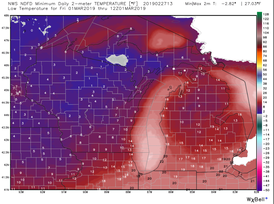 Weather graphics, information for Wednesday, Feb. 27 in Michigan ...