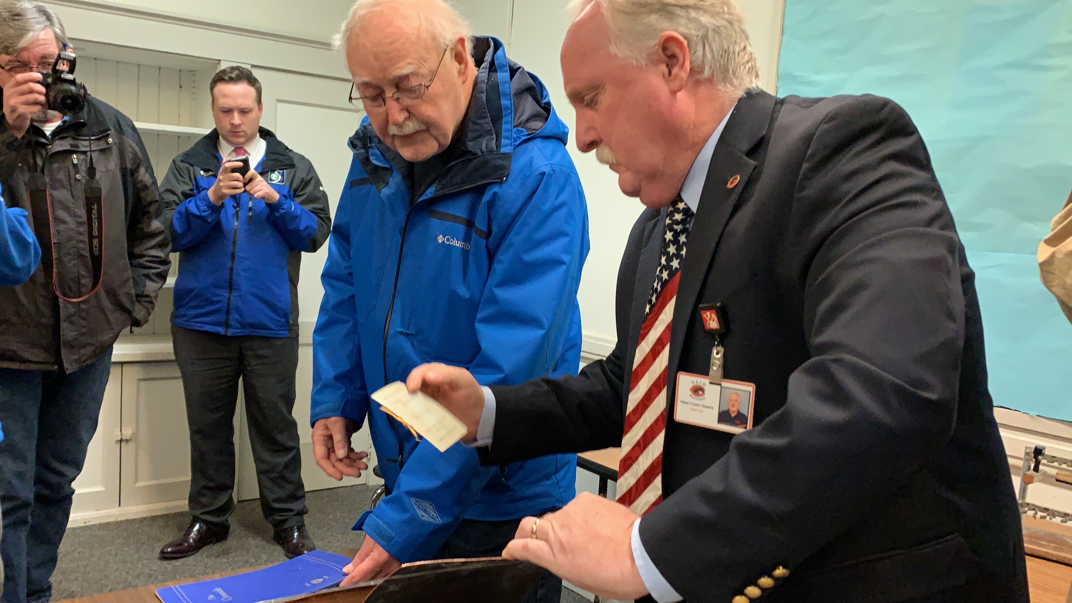 Time capsule opened at closing Clio High School - mlive.com