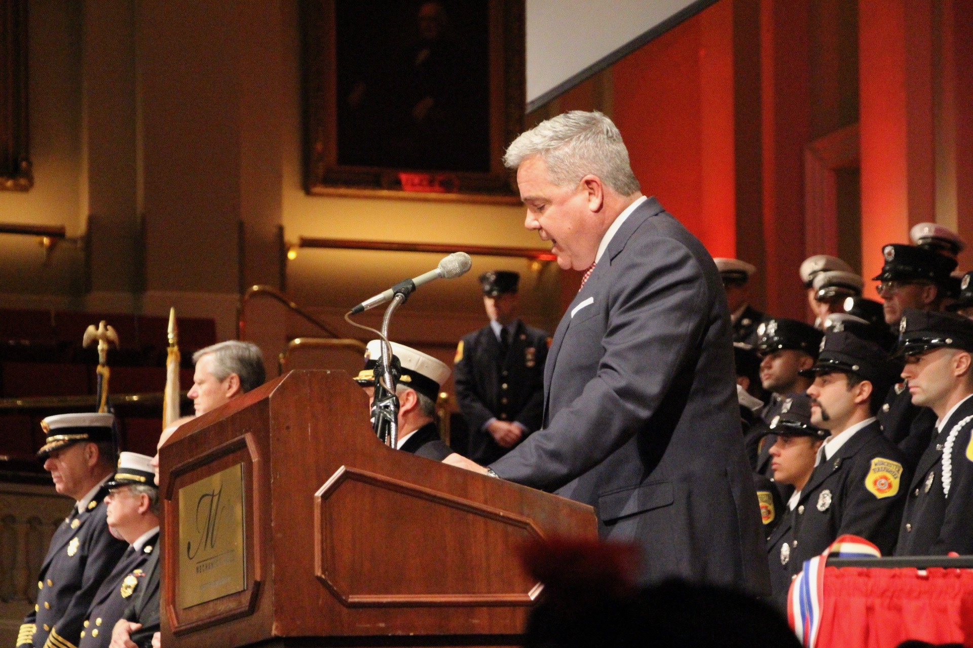 Daughter of fallen Worcester Firefighter Christopher Roy accepts ...