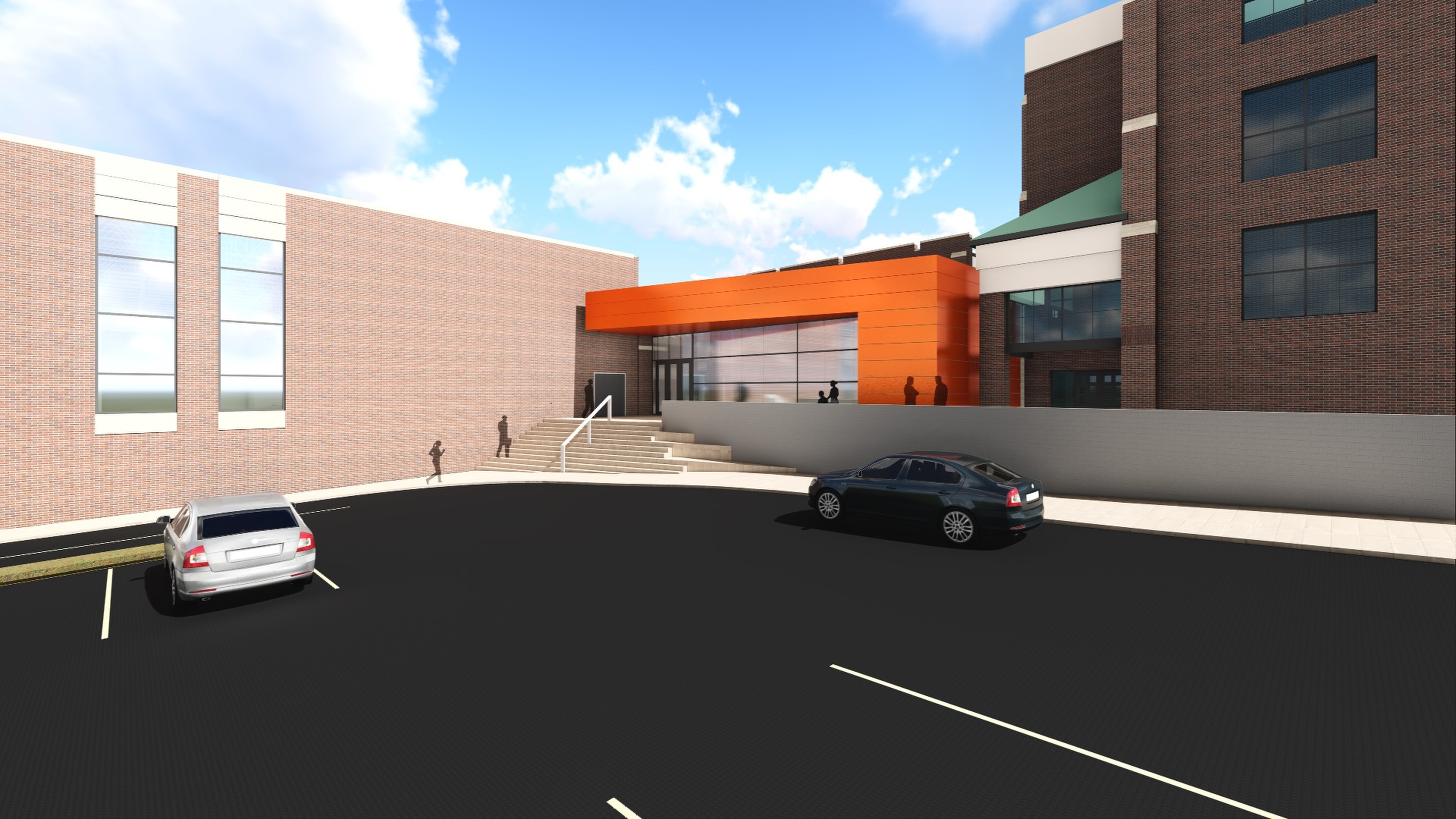 New Jackson High School aquatic center and entryway - mlive.com