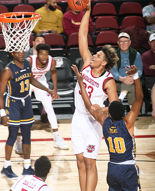 UMass Men's Basketball vs LaSalle 1/8/20 - masslive.com