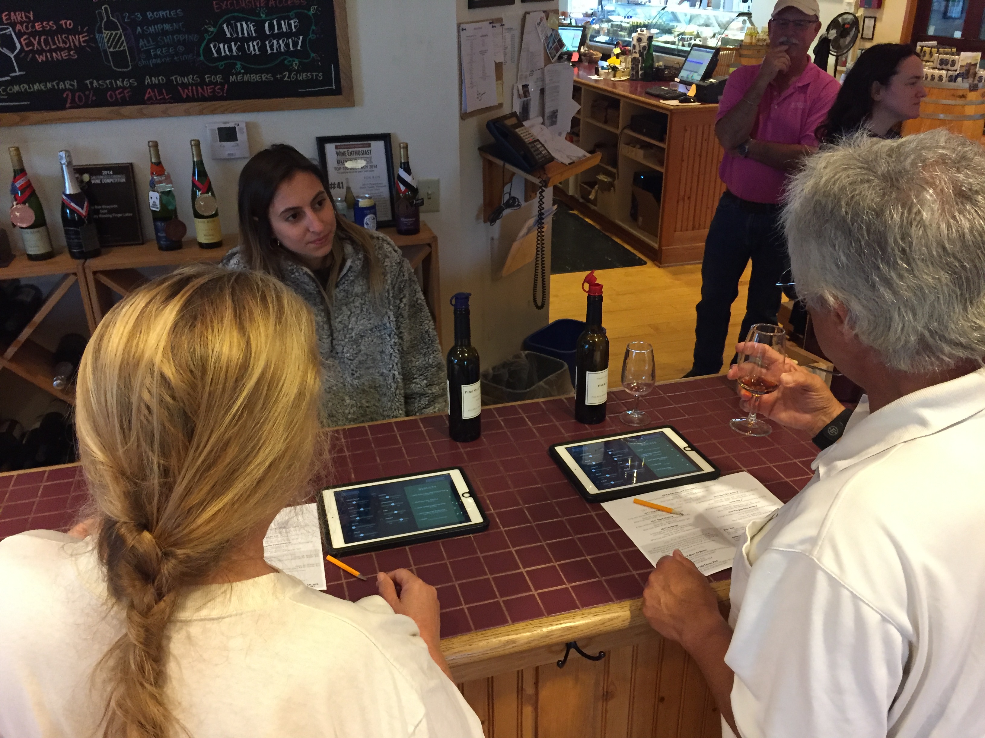 VineSleuth: Tech-based wine tasting at Fox Run Vineyards ...