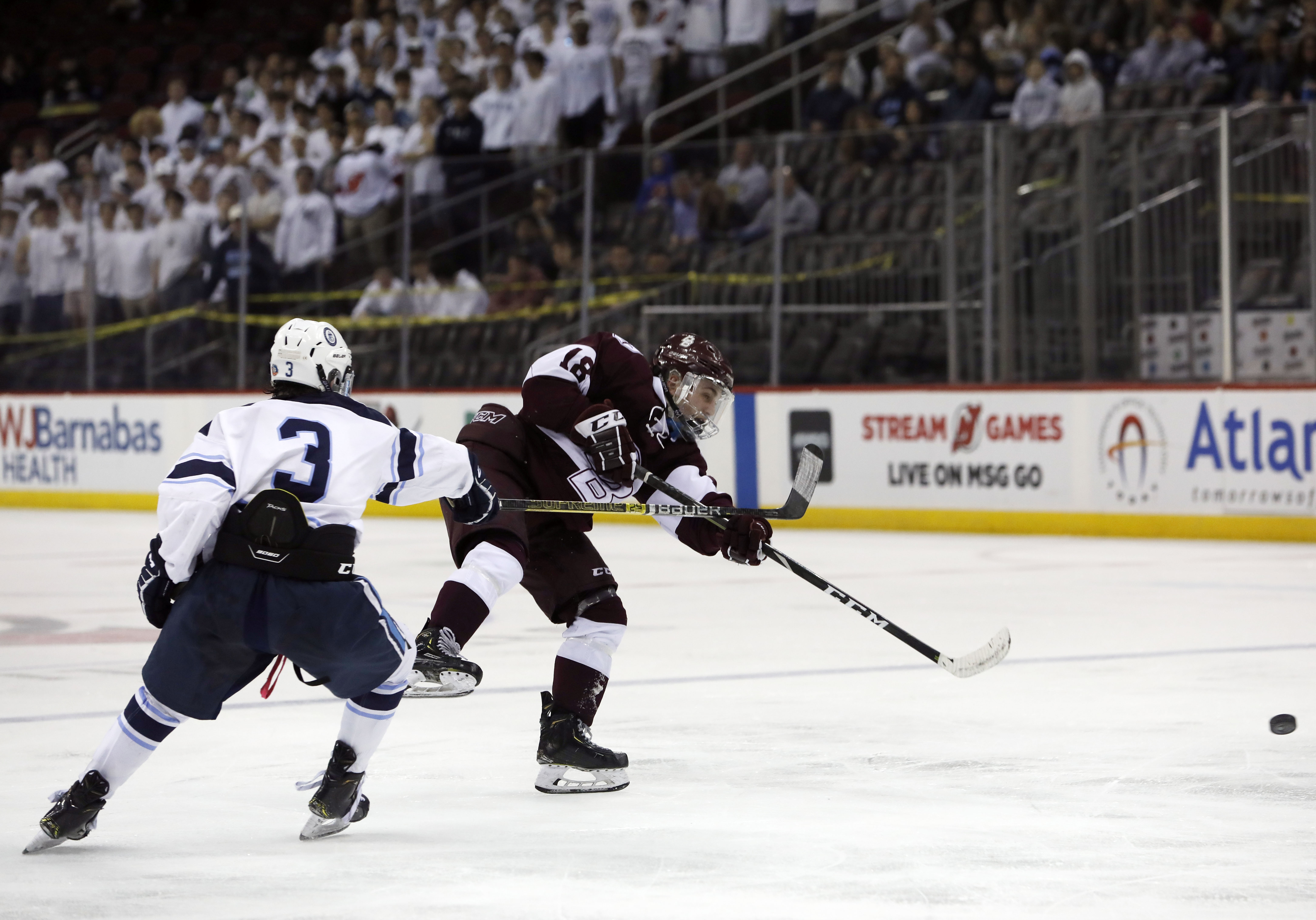Boys Ice Hockey: Christian Brothers Academy battles Don Bosco Prep for ...