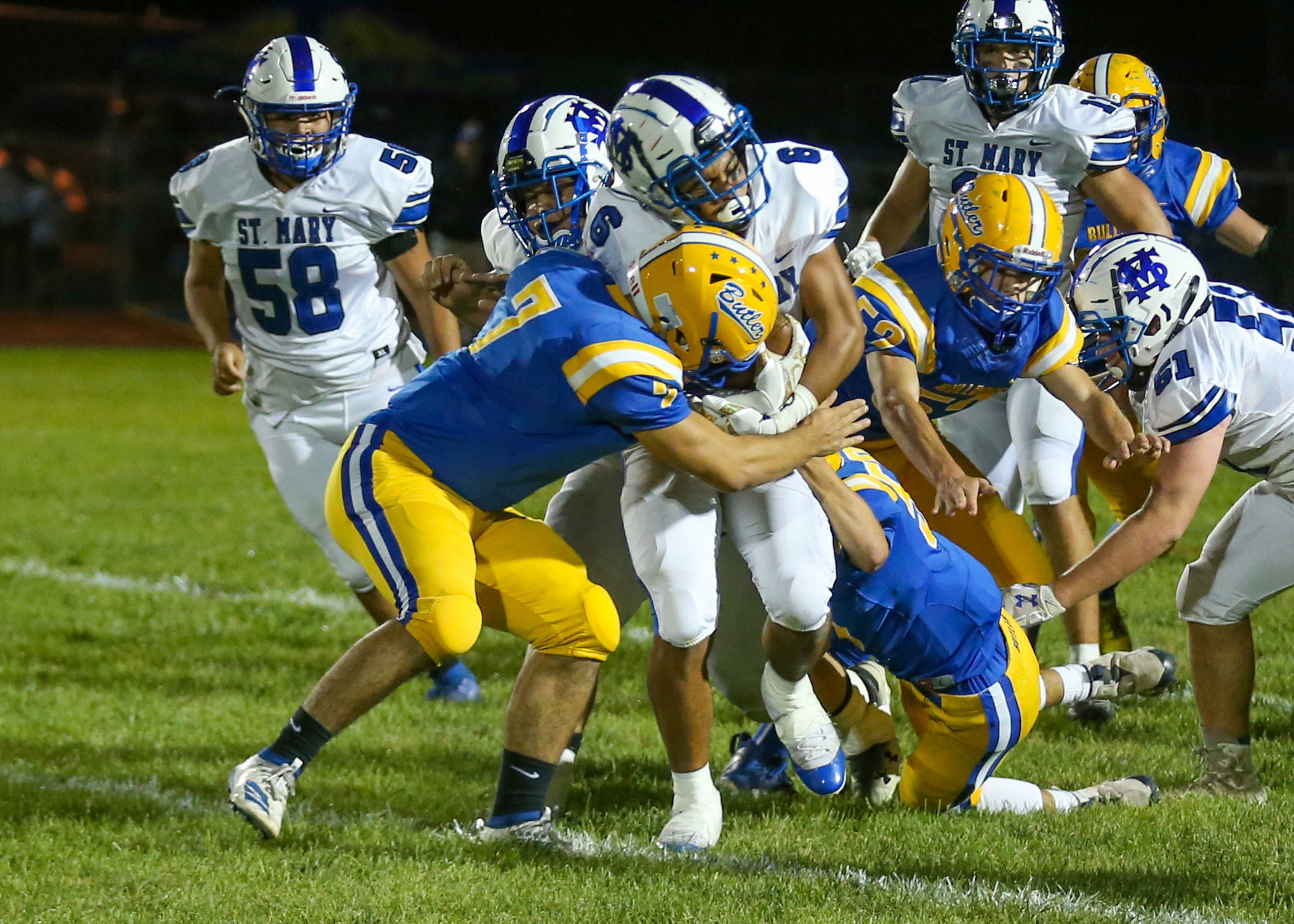 Friday night football: Butler defeats St. Mary, 62-28 - nj.com