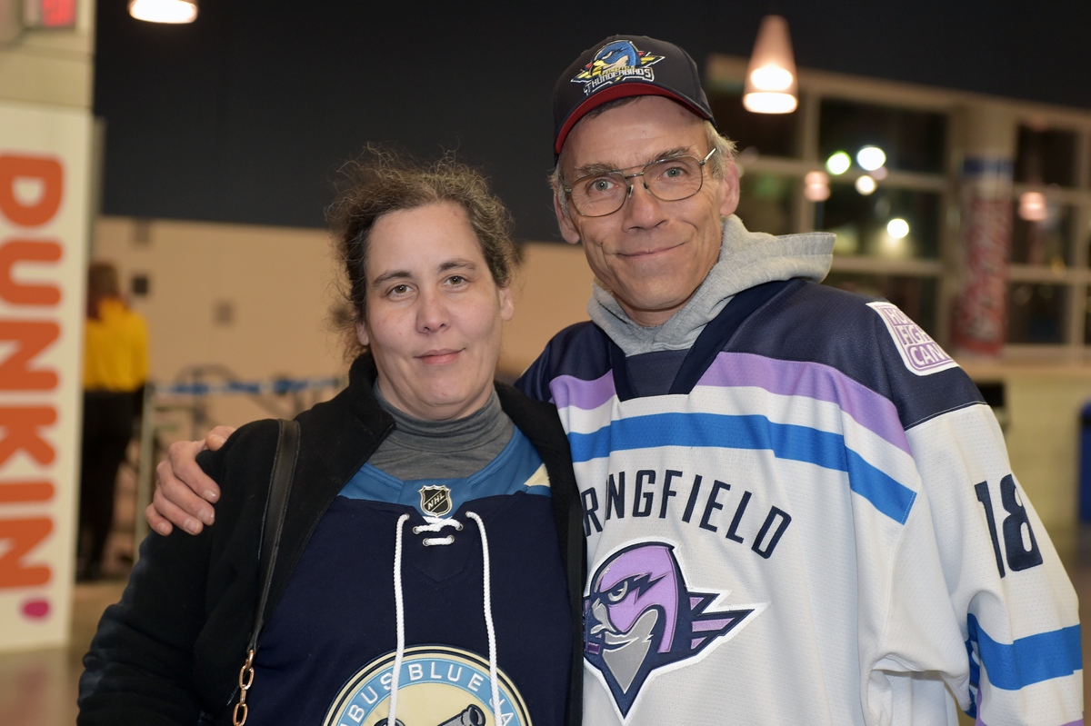 Seen@ the Springfield Thunderbirds VS Lehigh Valley Phantoms hockey ...