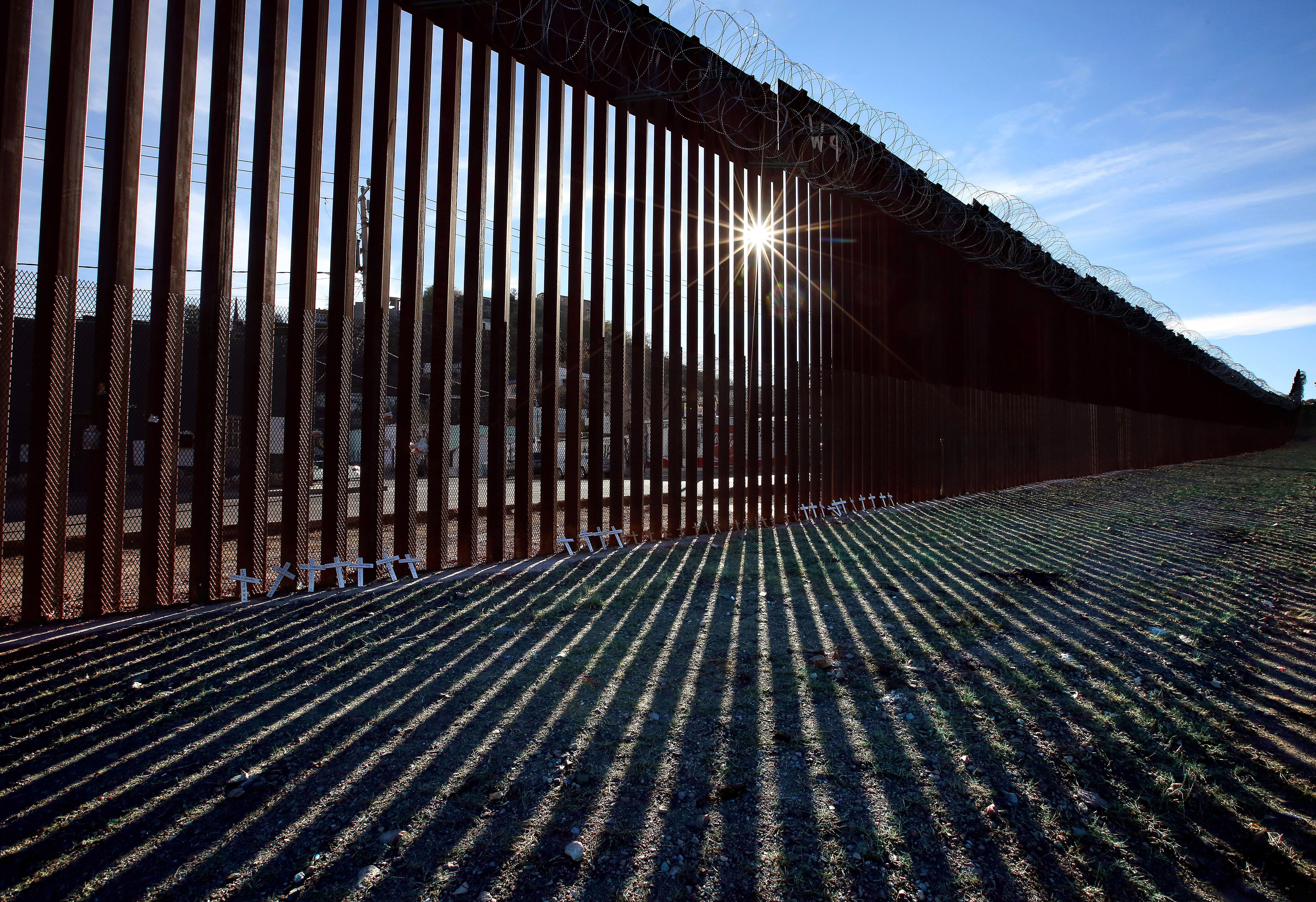 Border wall: Steel and wire - cleveland.com