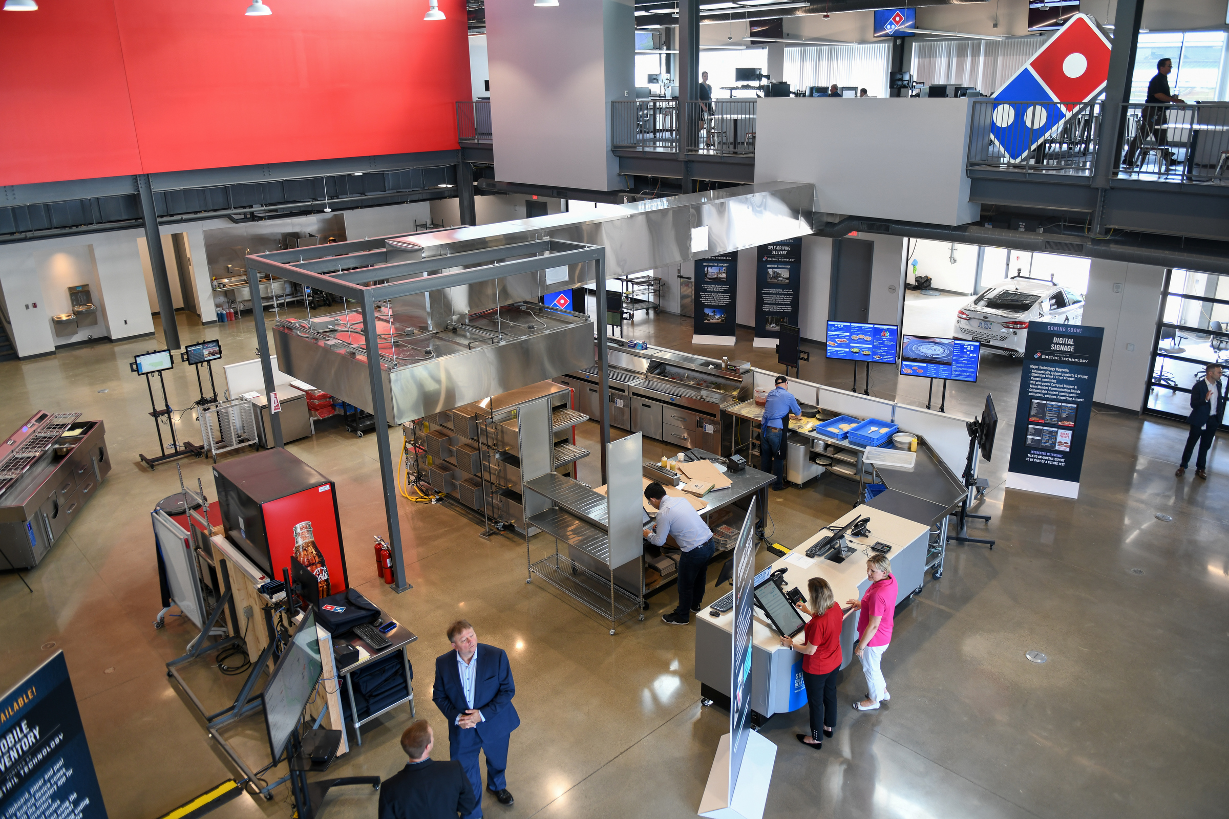 Domino's Pizza opens new Innovation Garage with fully-functioning pizza ...