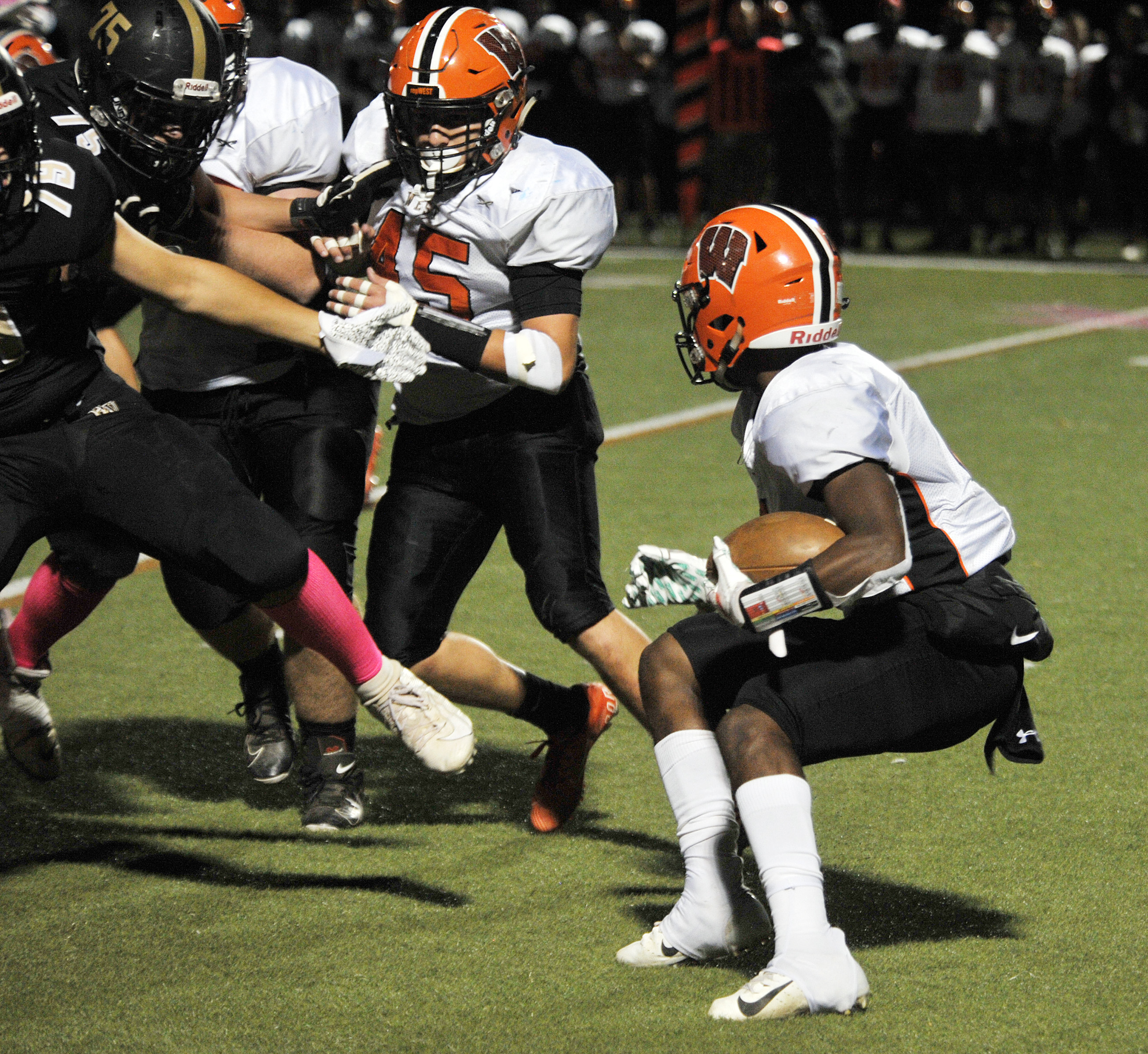 High School Football Hamilton West at Hopewell Valley on 10-11-2019 ...