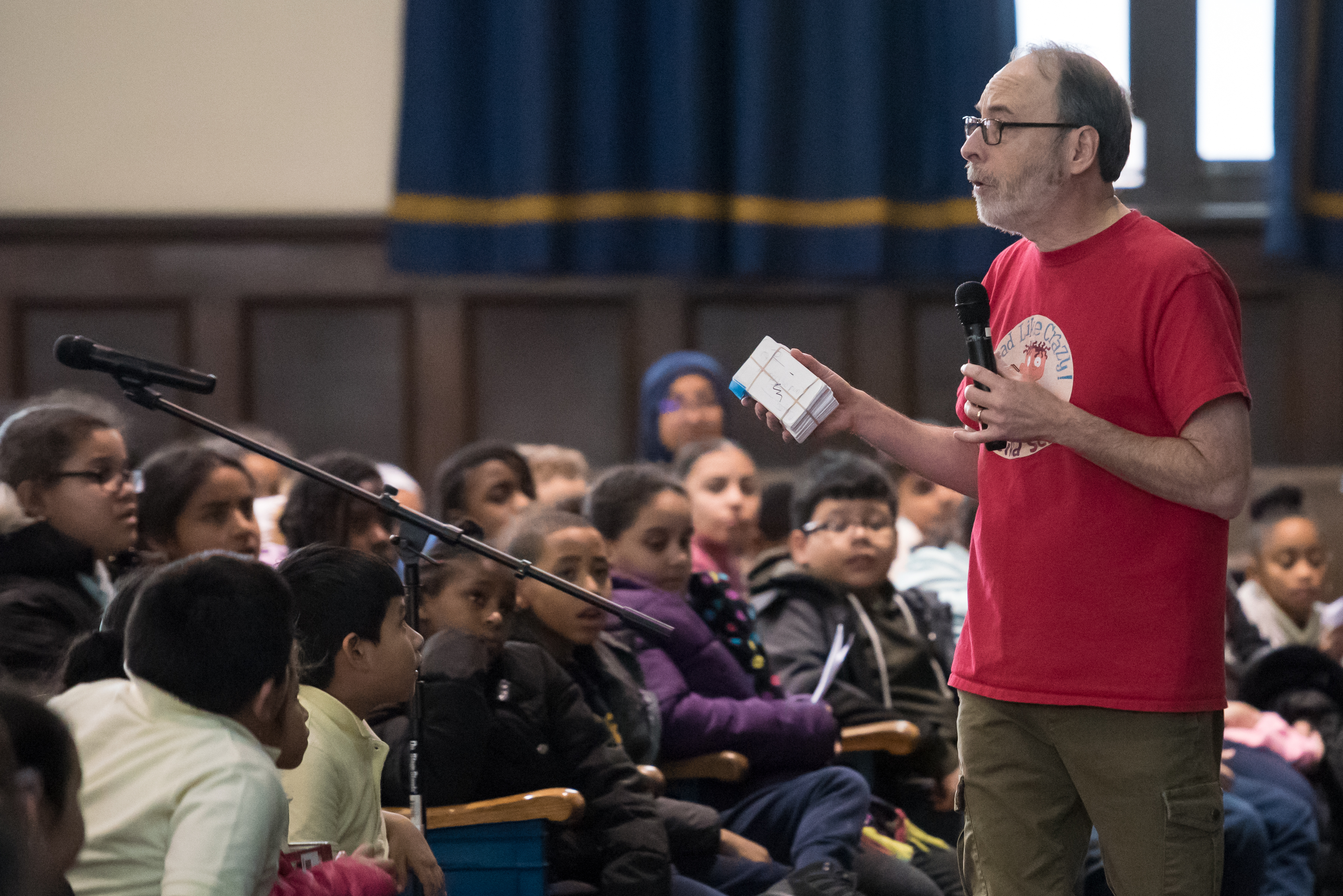 Children's author Dan Gutman visits School 22 in Jersey City - nj.com