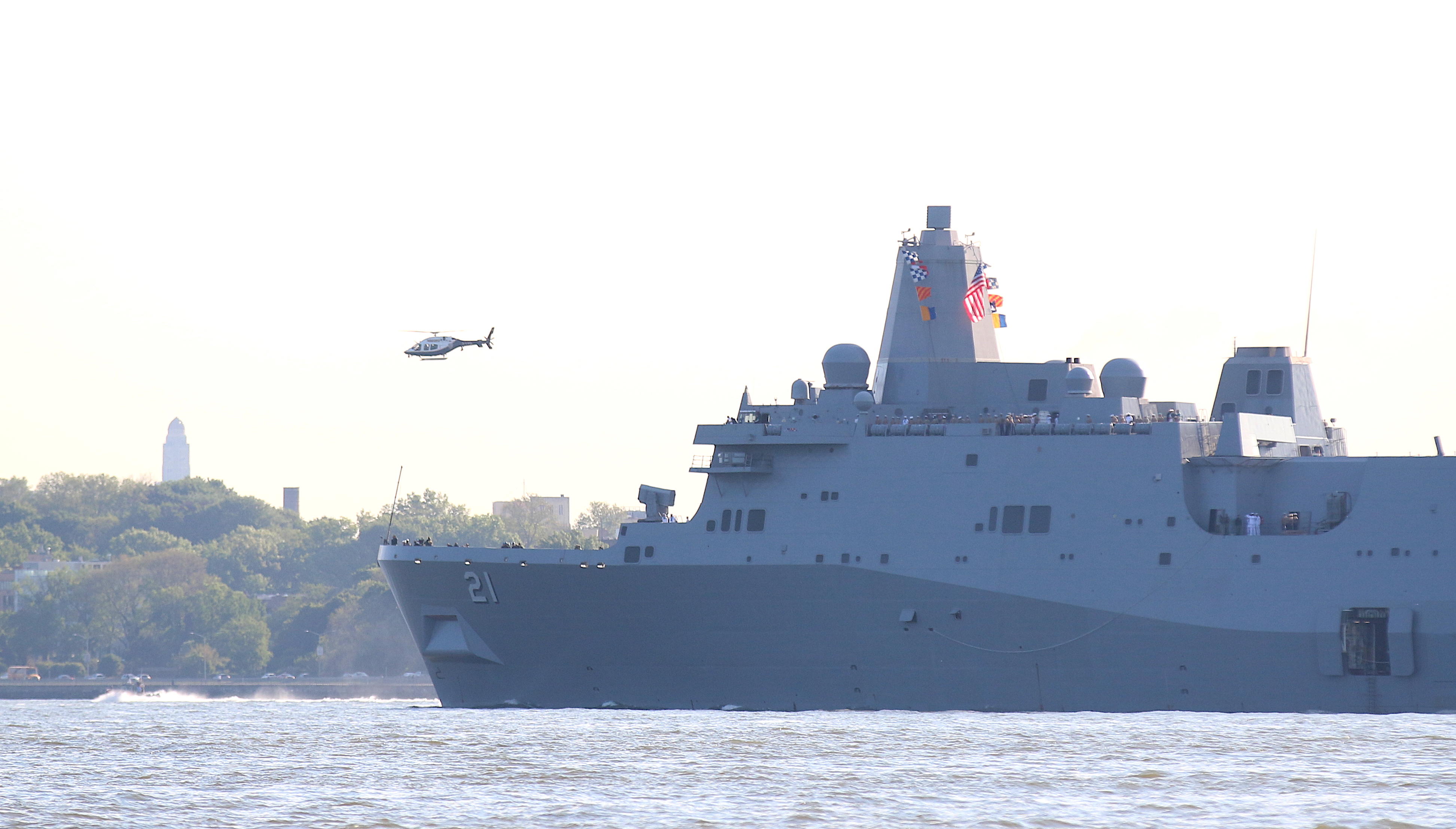 Fleet week 2019 kicks off with a beautiful Parade of Ships - silive.com