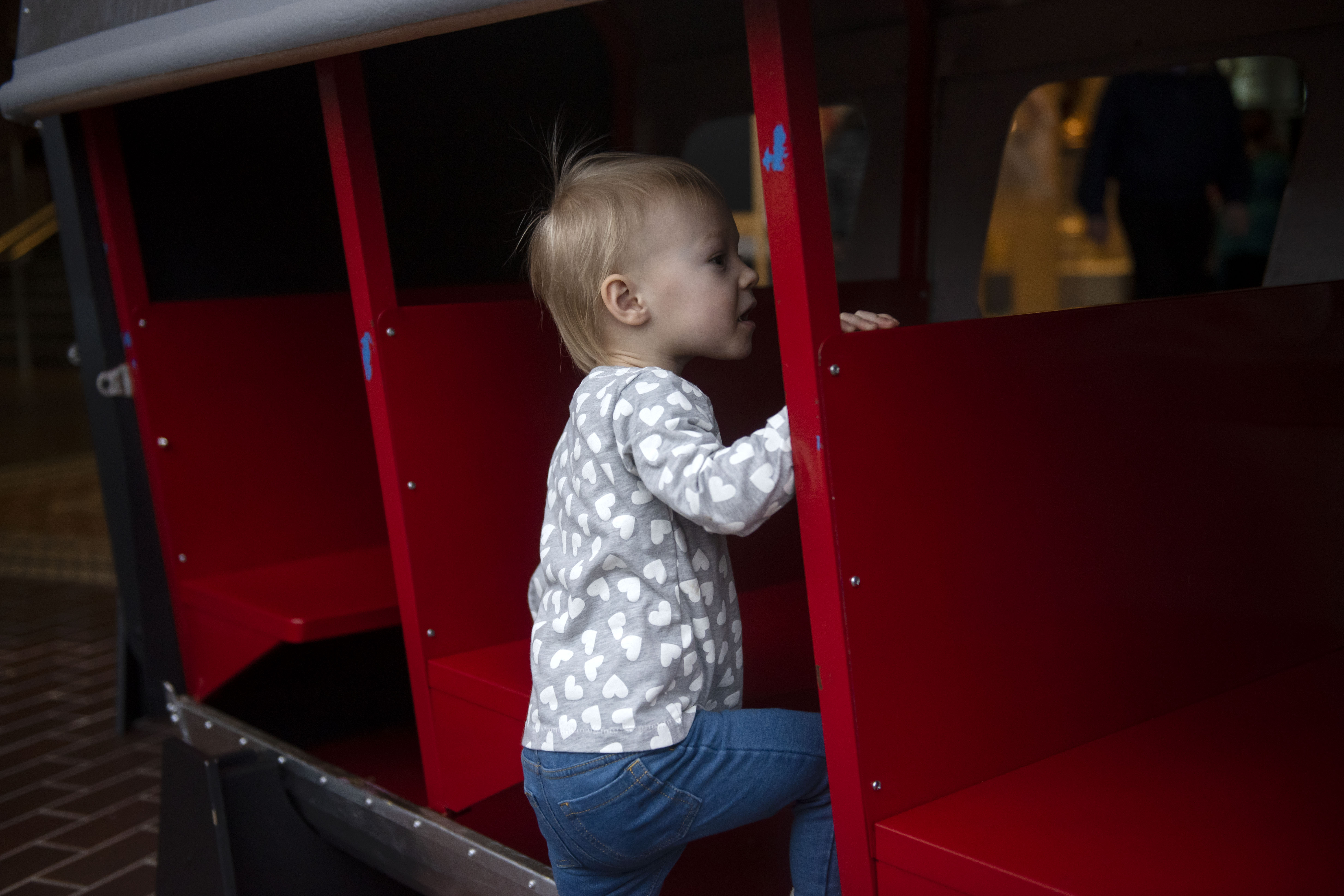 Herpolsheimer's children's monorail on view at the Grand Rapids Public ...
