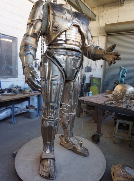 Detroit's RoboCop statue construction - mlive.com