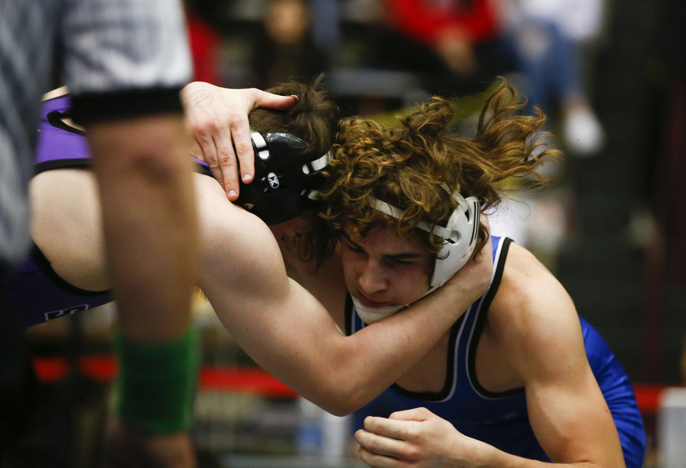 District 11 Class 3A individual wrestling quarterfinals ...