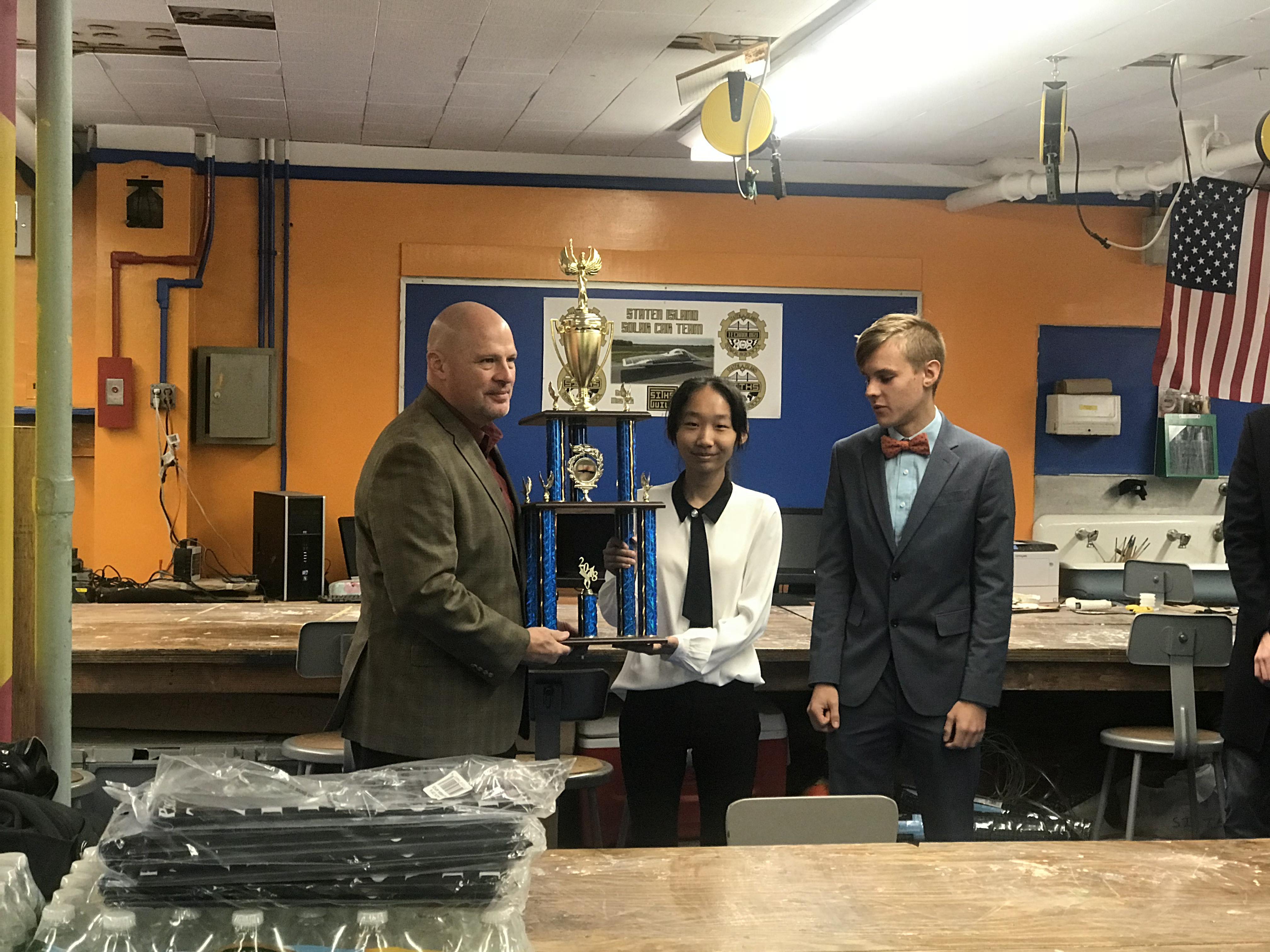 UFT President Michael Mulgrew visits Staten Island Technical High ...