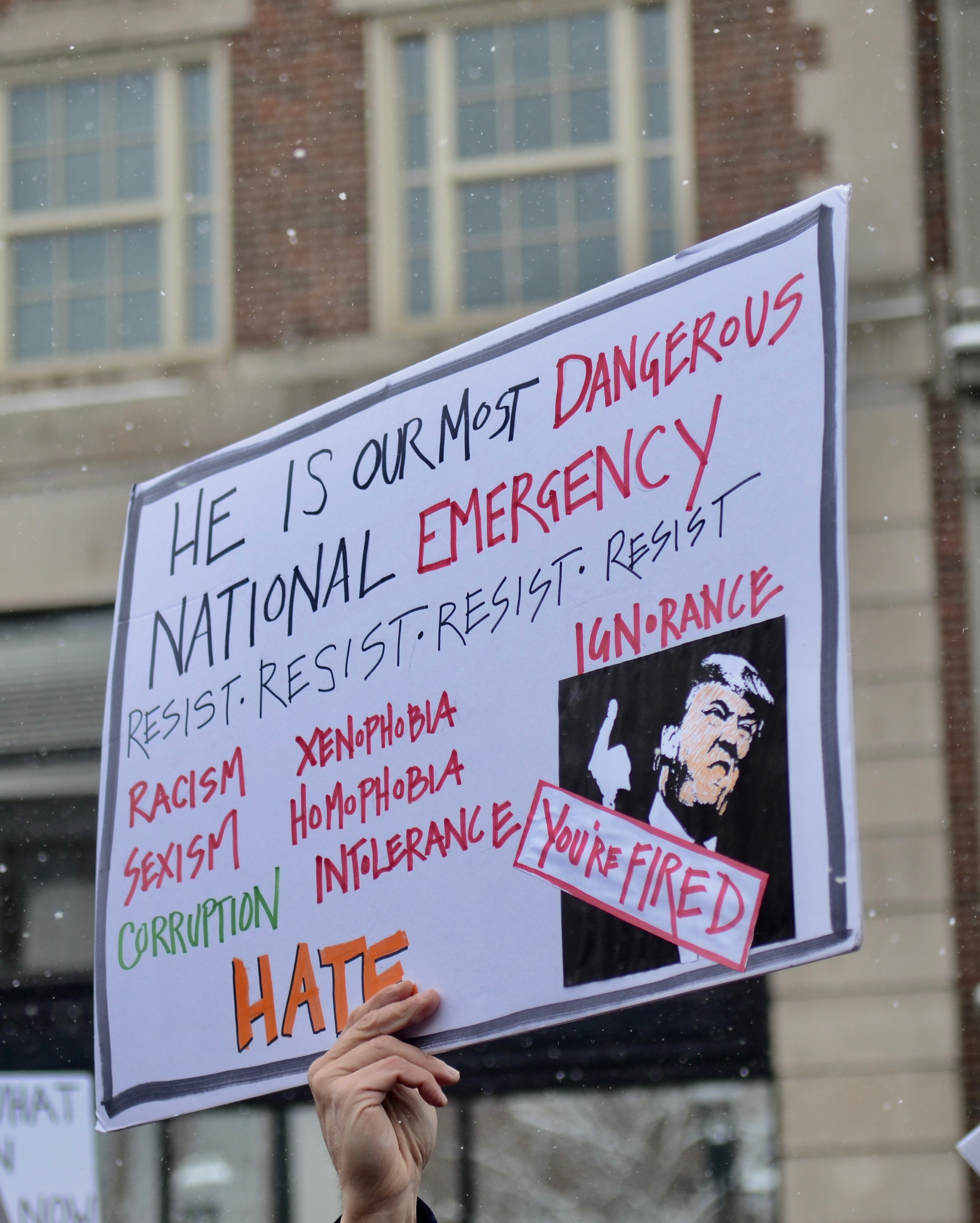 Dozens gather in Harvard Square for President's Day protest - masslive.com