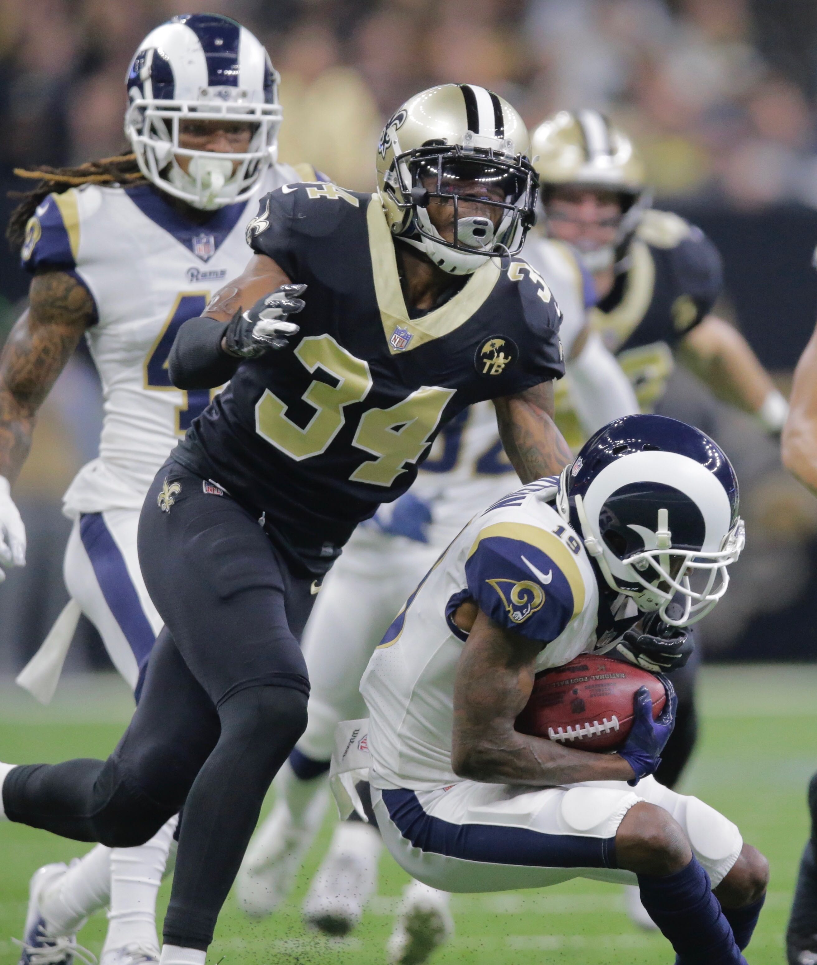 New Orleans Saints vs. Los Angeles Rams in NFC Championship in New ...