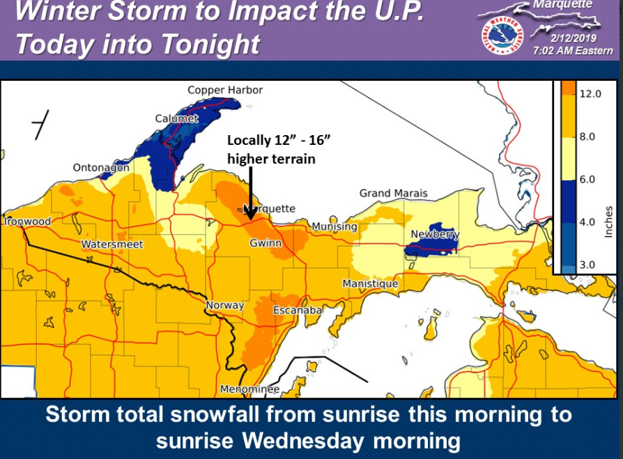 Weather graphics, information for winter storms in Michigan Tuesday ...