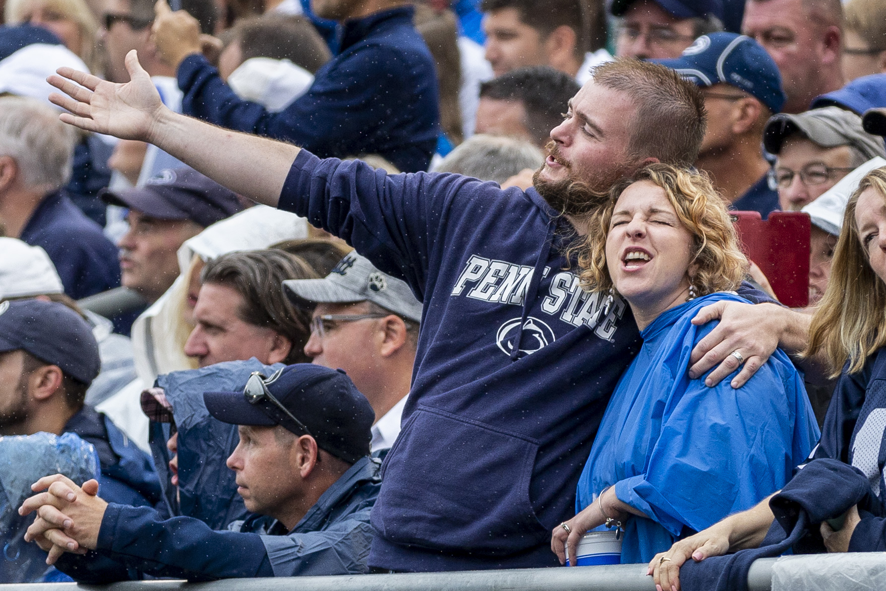 Penn State football faces in the crowd from 17-10 win over Pitt ...