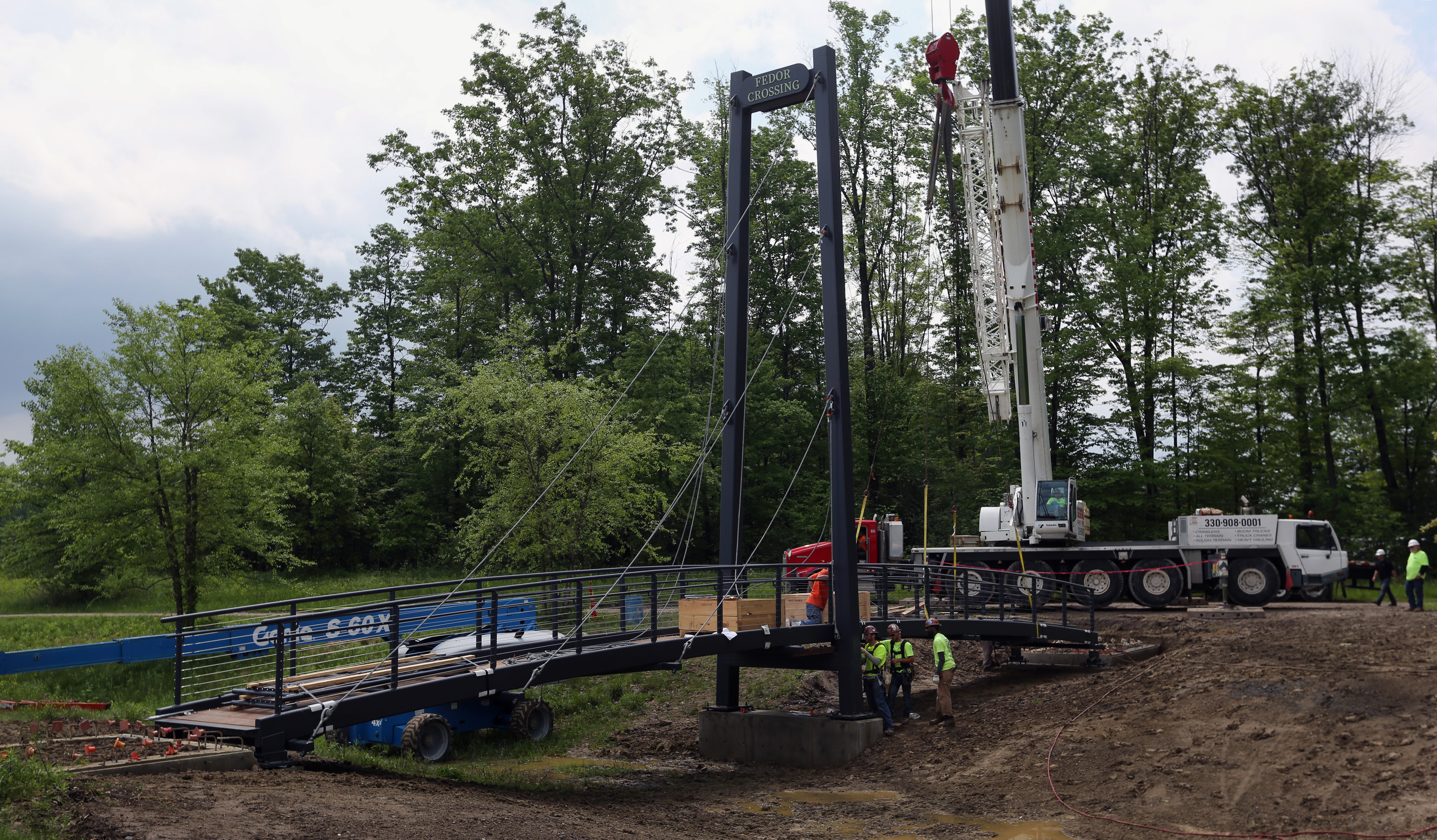 Bridge installed at Laurel's Butler Campus designed by senior Claire ...