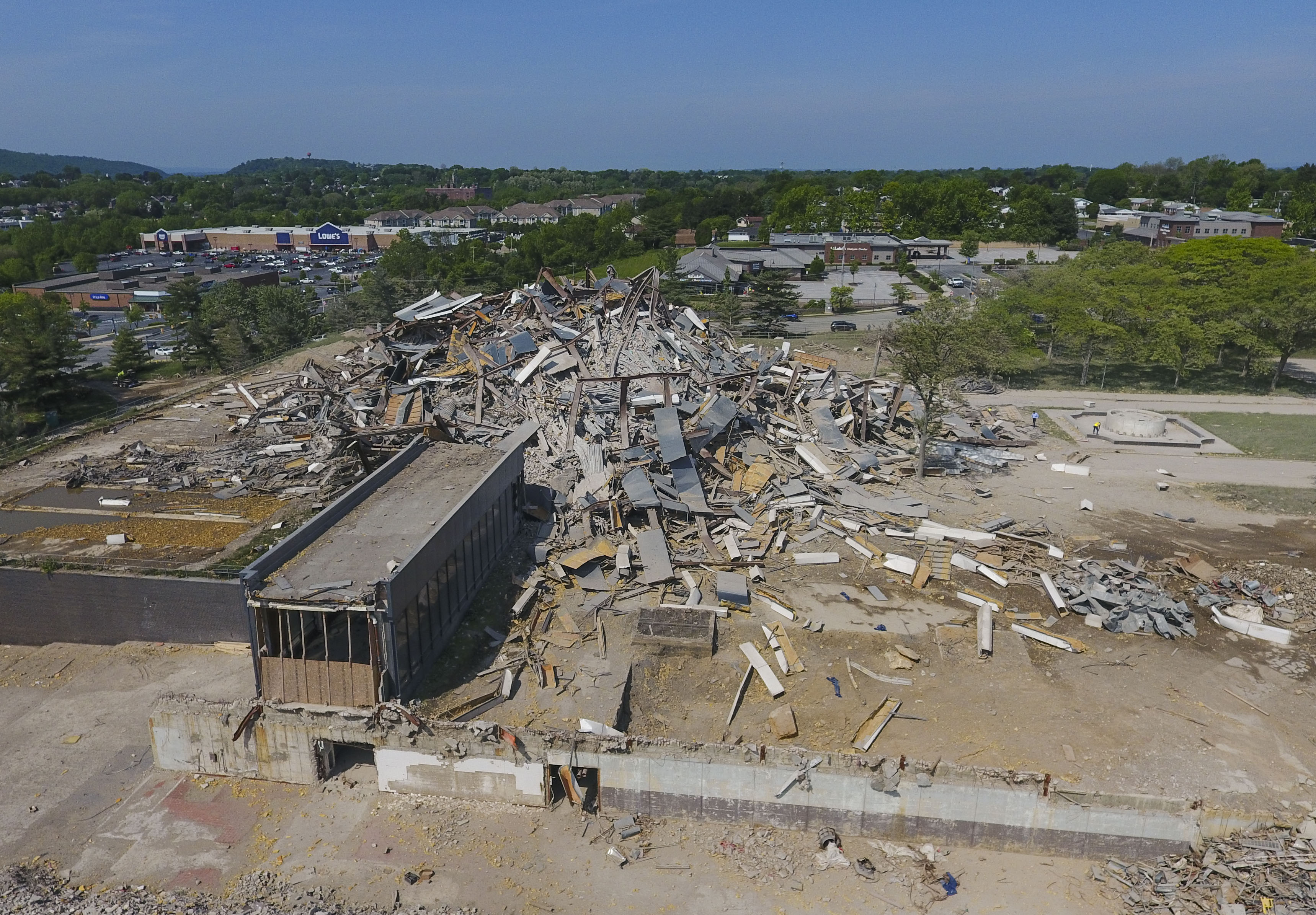 Martin Tower reduced to rubble on May 19, 2019 - lehighvalleylive.com