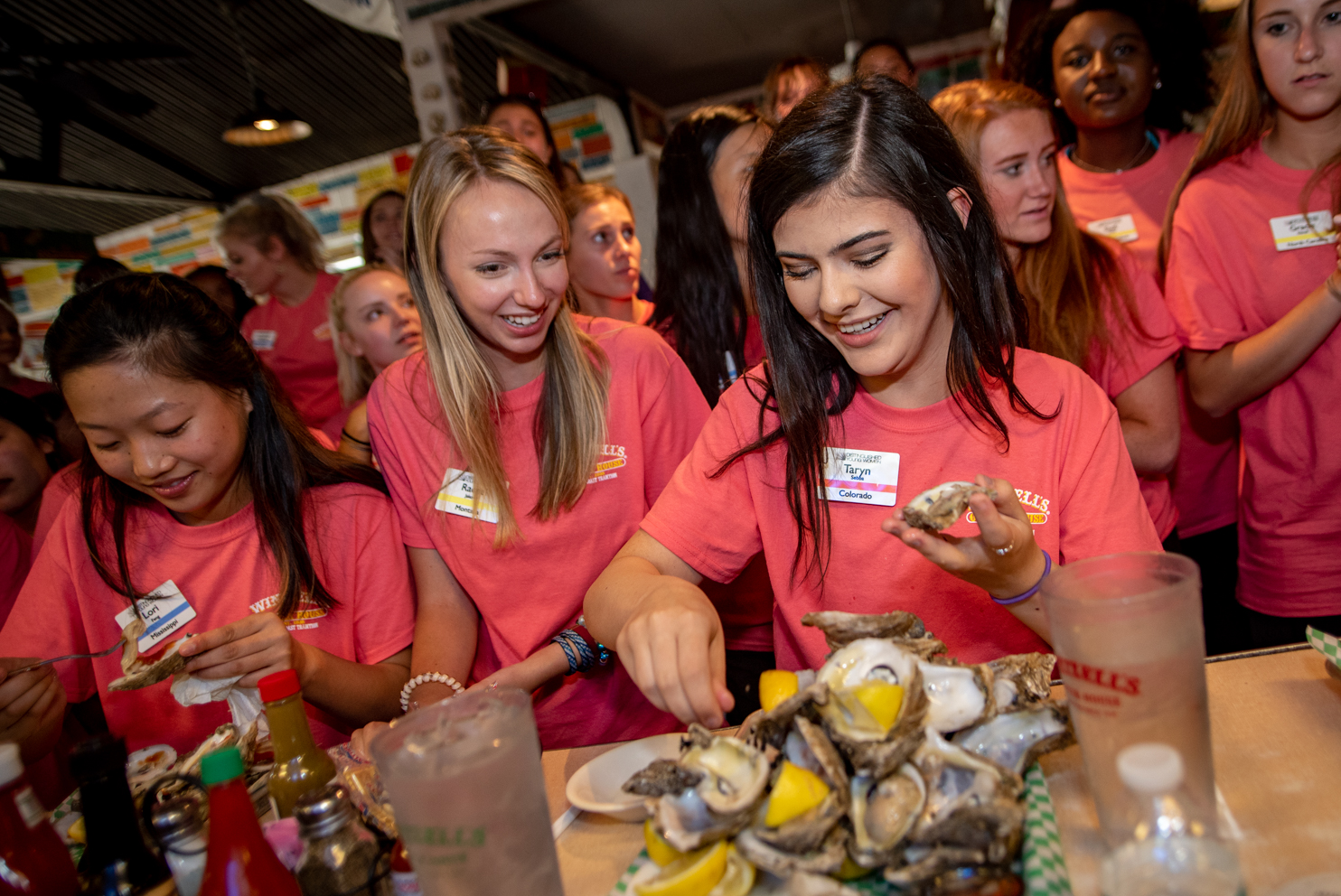 Distinguished Young Women oyster-eating contest 2019 - al.com