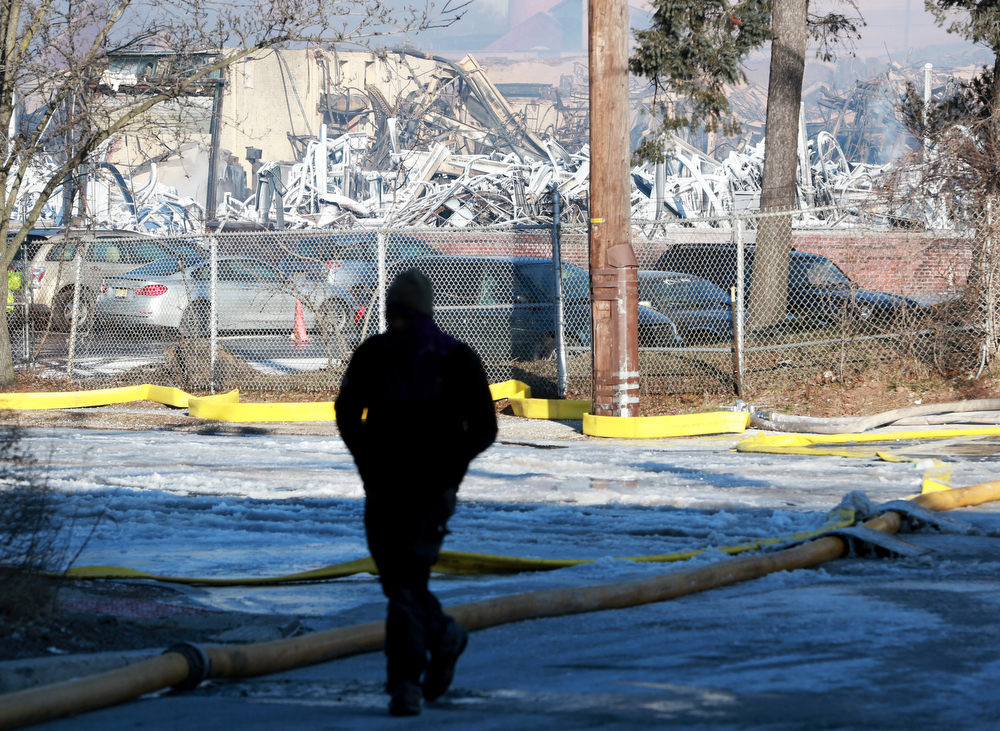 Massive blaze at historic Marcal Paper plant turns building into ...