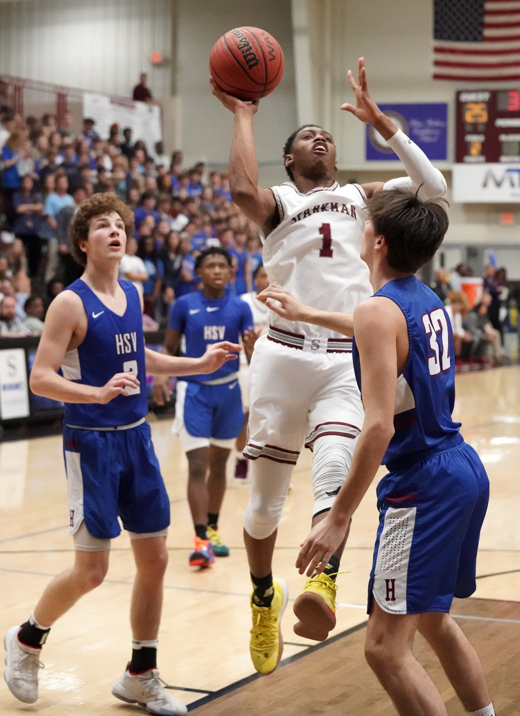 Huntsville vs. Sparkman 7A Area 7 boys basketball final 2.8.2020 - al.com