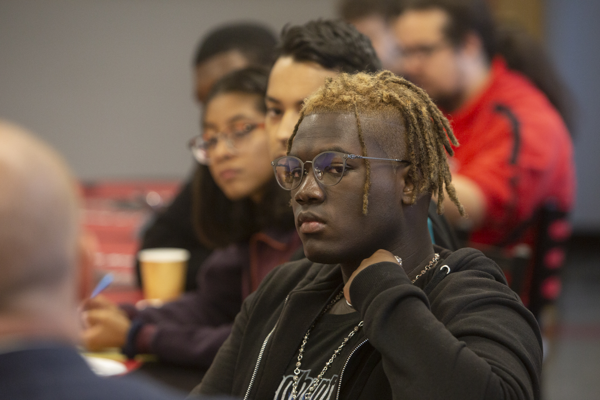 Rep. Max Rose addresses gun violence issues with Port Richmond High ...