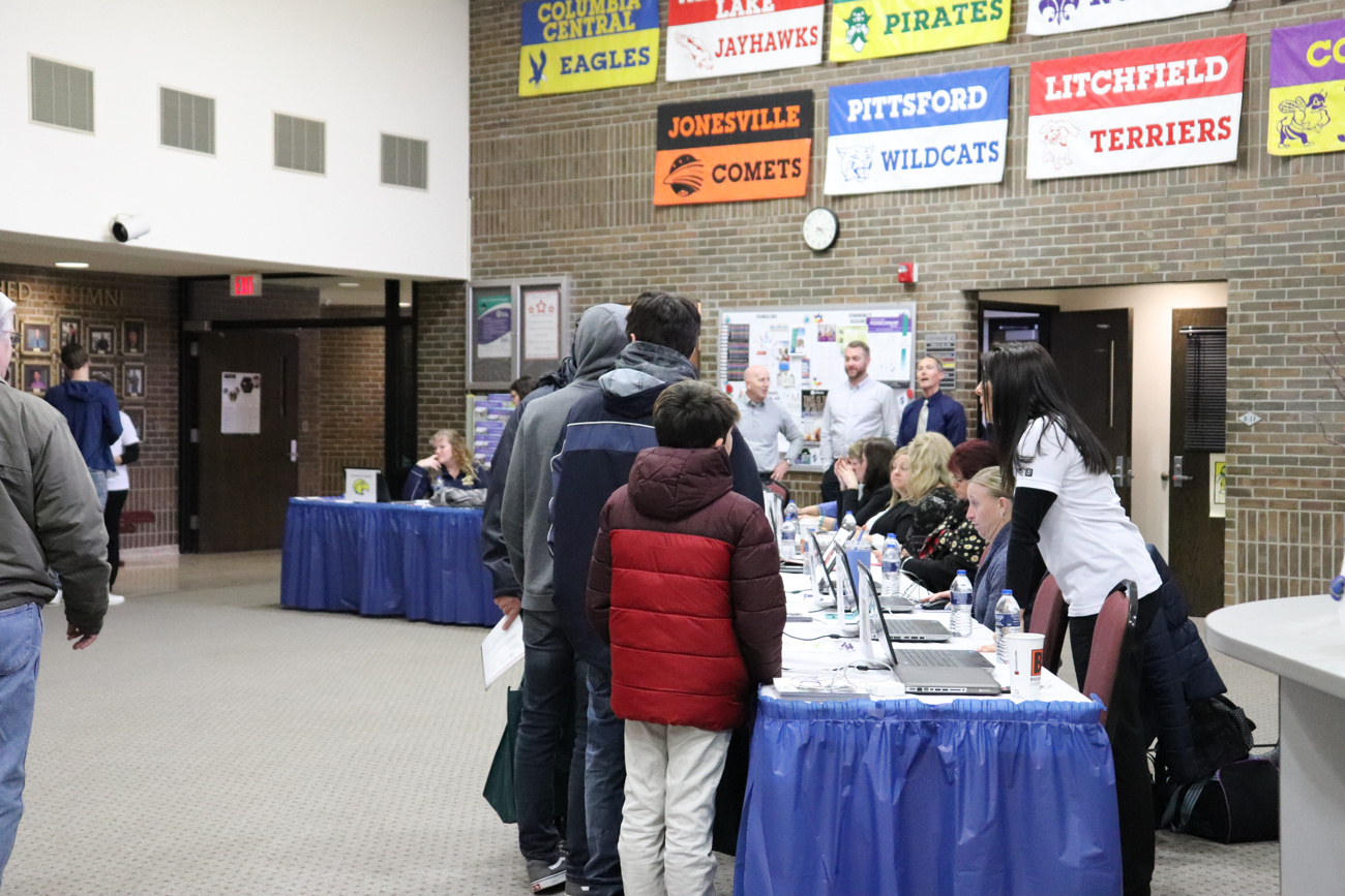 People tour Career Center during open house - mlive.com