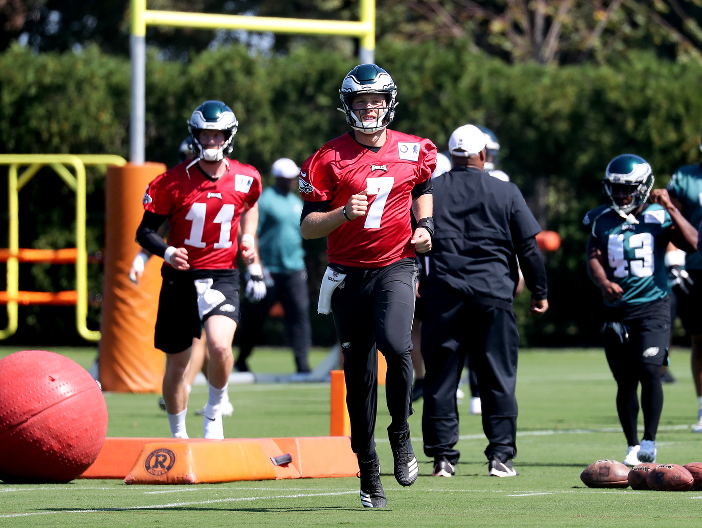 Philadelphia Eagles practice ahead of game vs. Detroit Lions, Sept. 19 ...