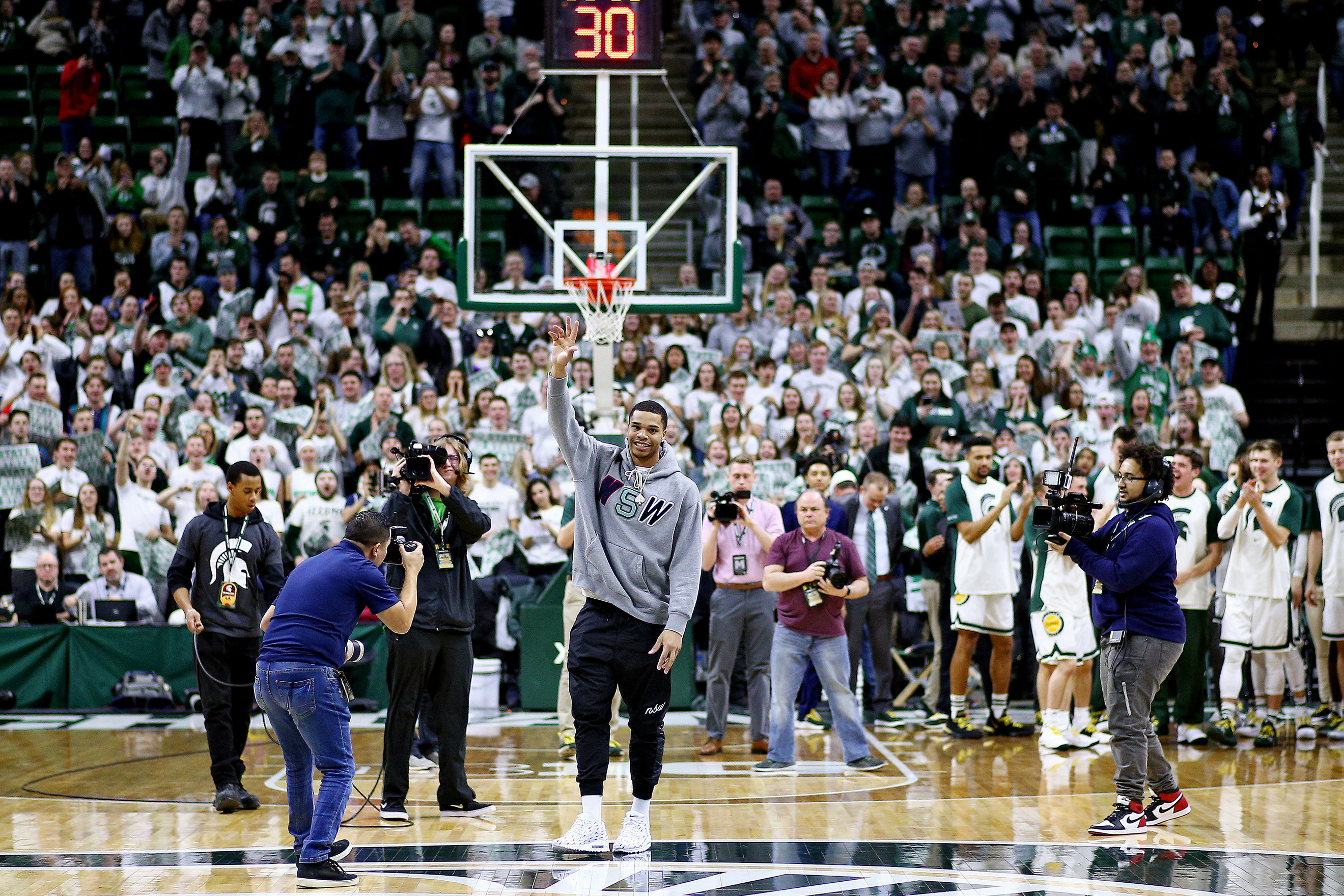College basketball: Michigan State vs. Maryland - January 21, 2019 ...