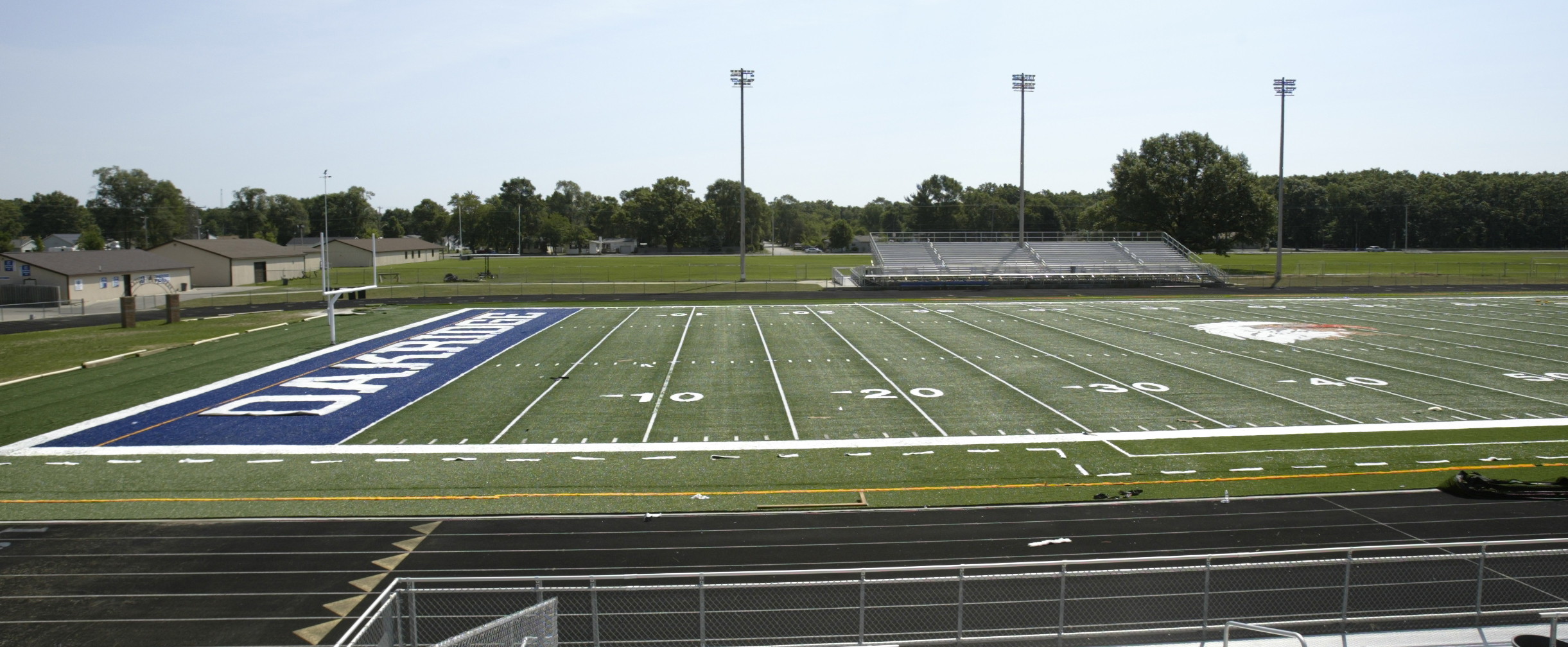 Oakridge getting new synthetic surface at Russell A. Erickson Stadium ...