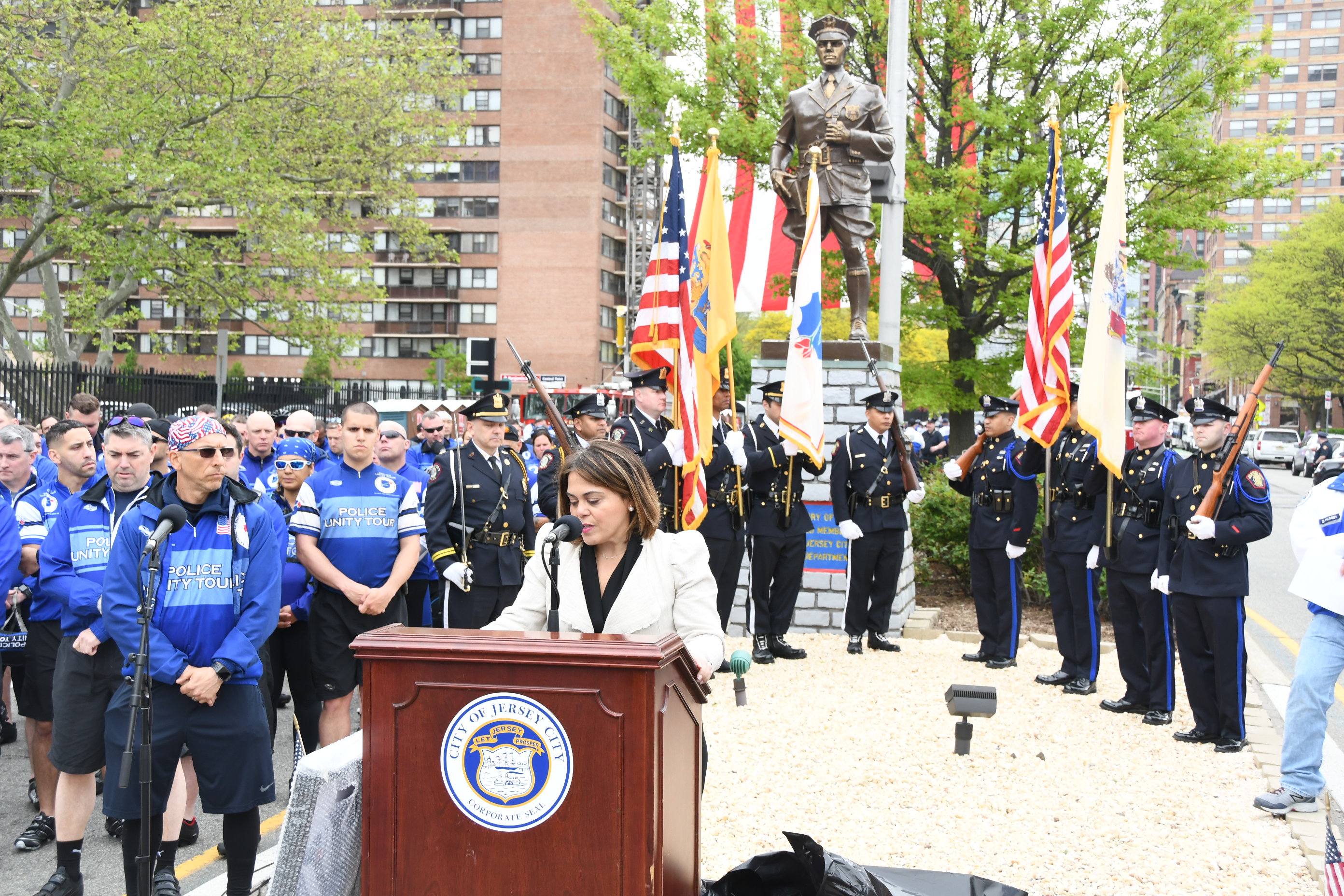 Jersey City cops kick off Police Unity Tour - nj.com