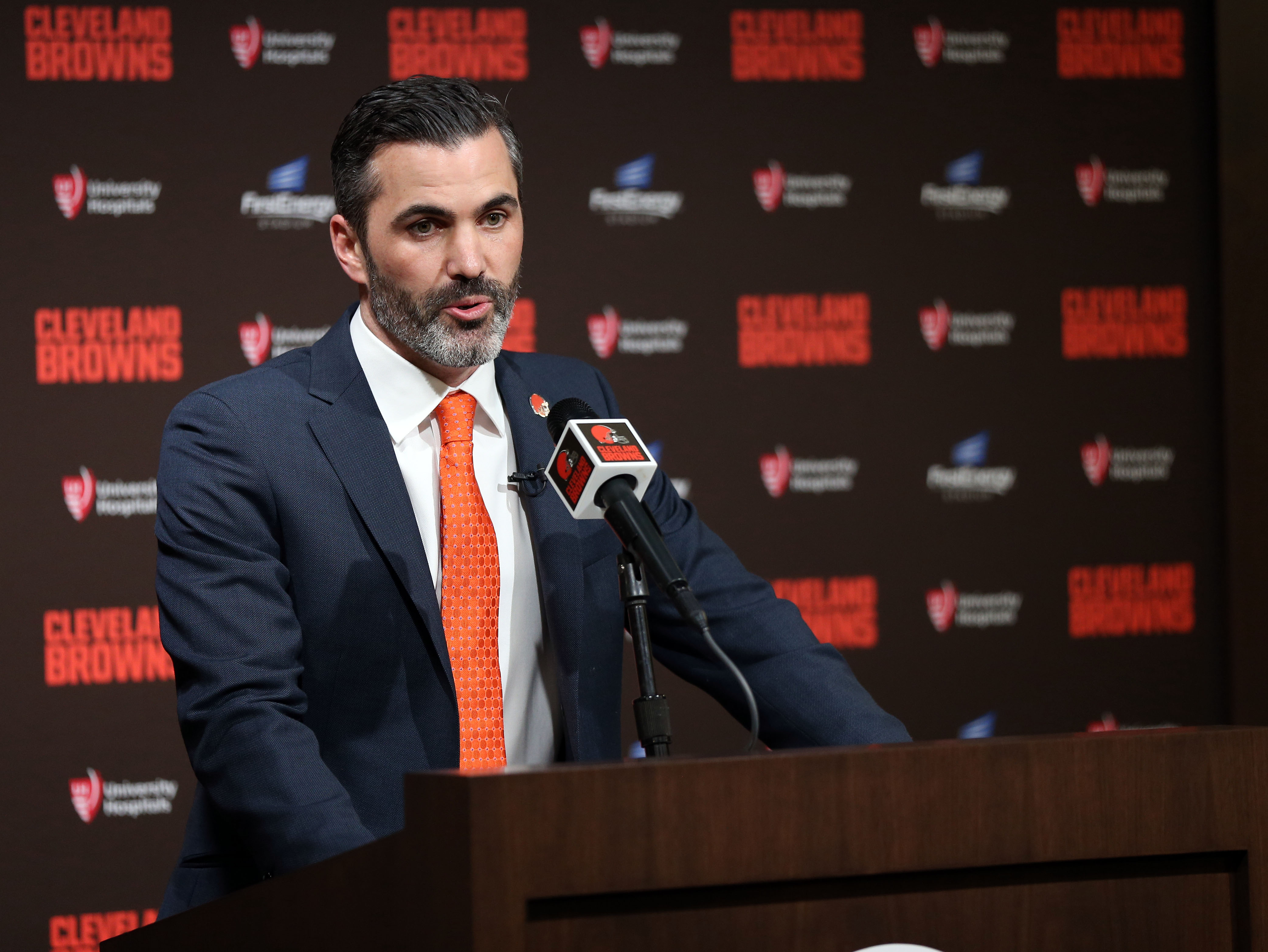 Cleveland Browns introduce new head coach Kevin Stefanski, January 14 ...