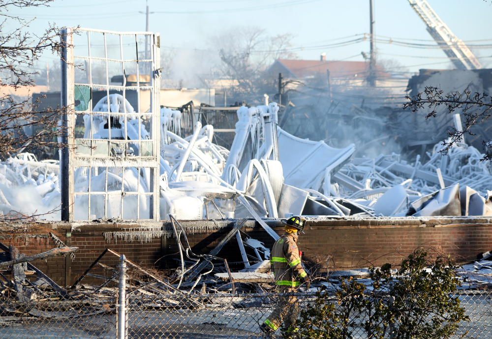 Massive blaze at historic Marcal Paper plant turns building into ...