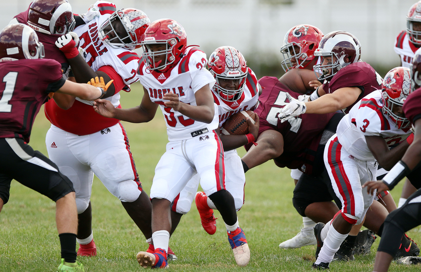 Roselle at South River football game on Sept. 7, 2019. - nj.com