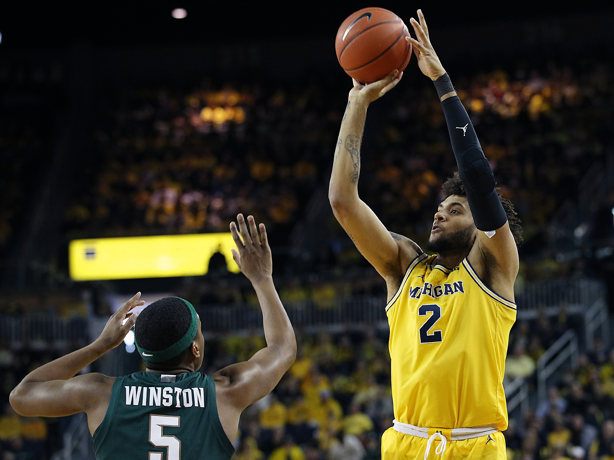 College basketball: Michigan vs. Michigan State - February 8, 2020 ...