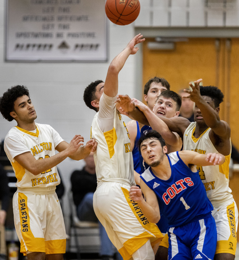 Milton Hershey takes on Chartiers Valley in 5A boys' basketball ...