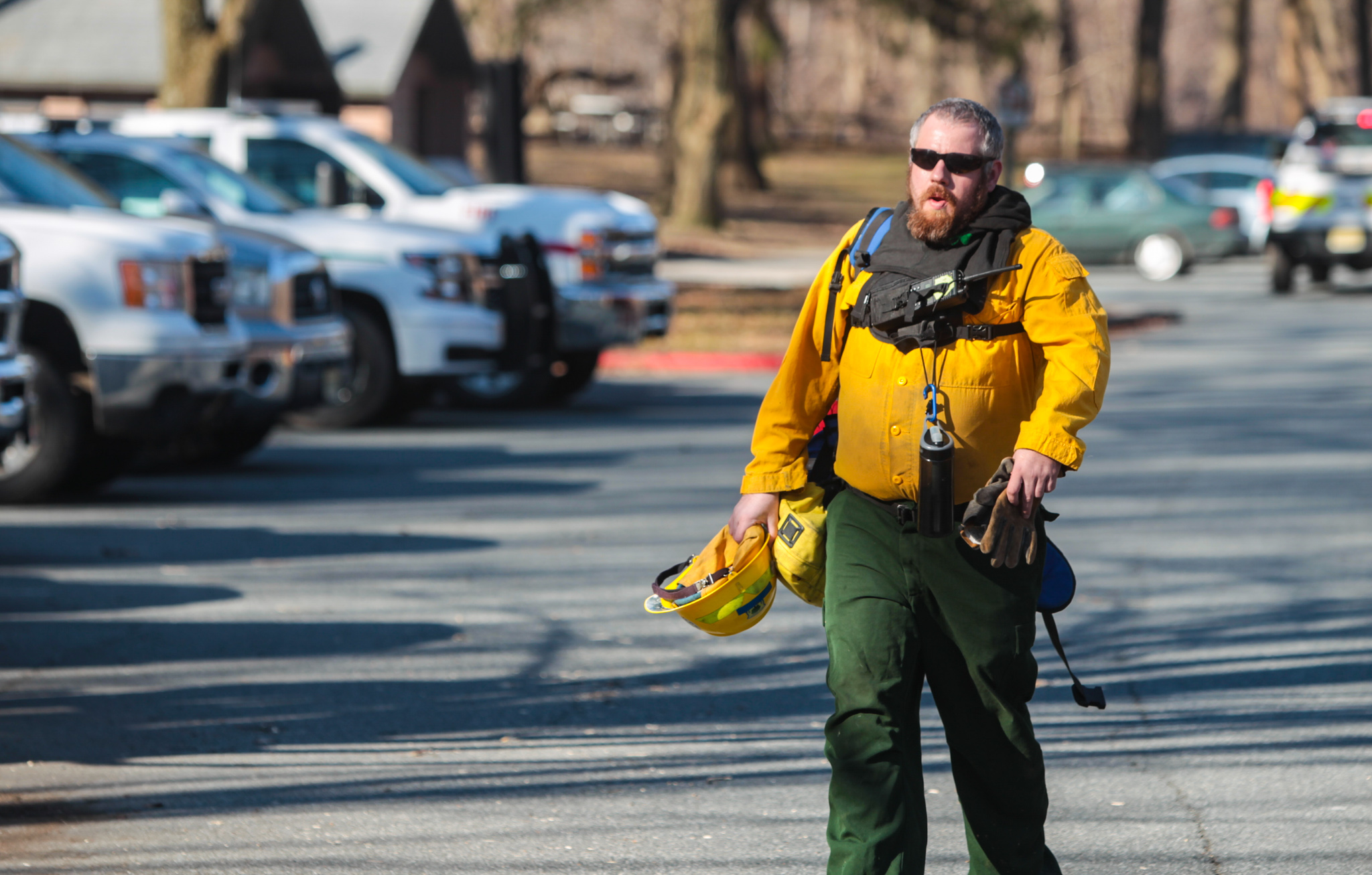 Delaware Water Gap forest fire Feb. 24, 2020 - pennlive.com