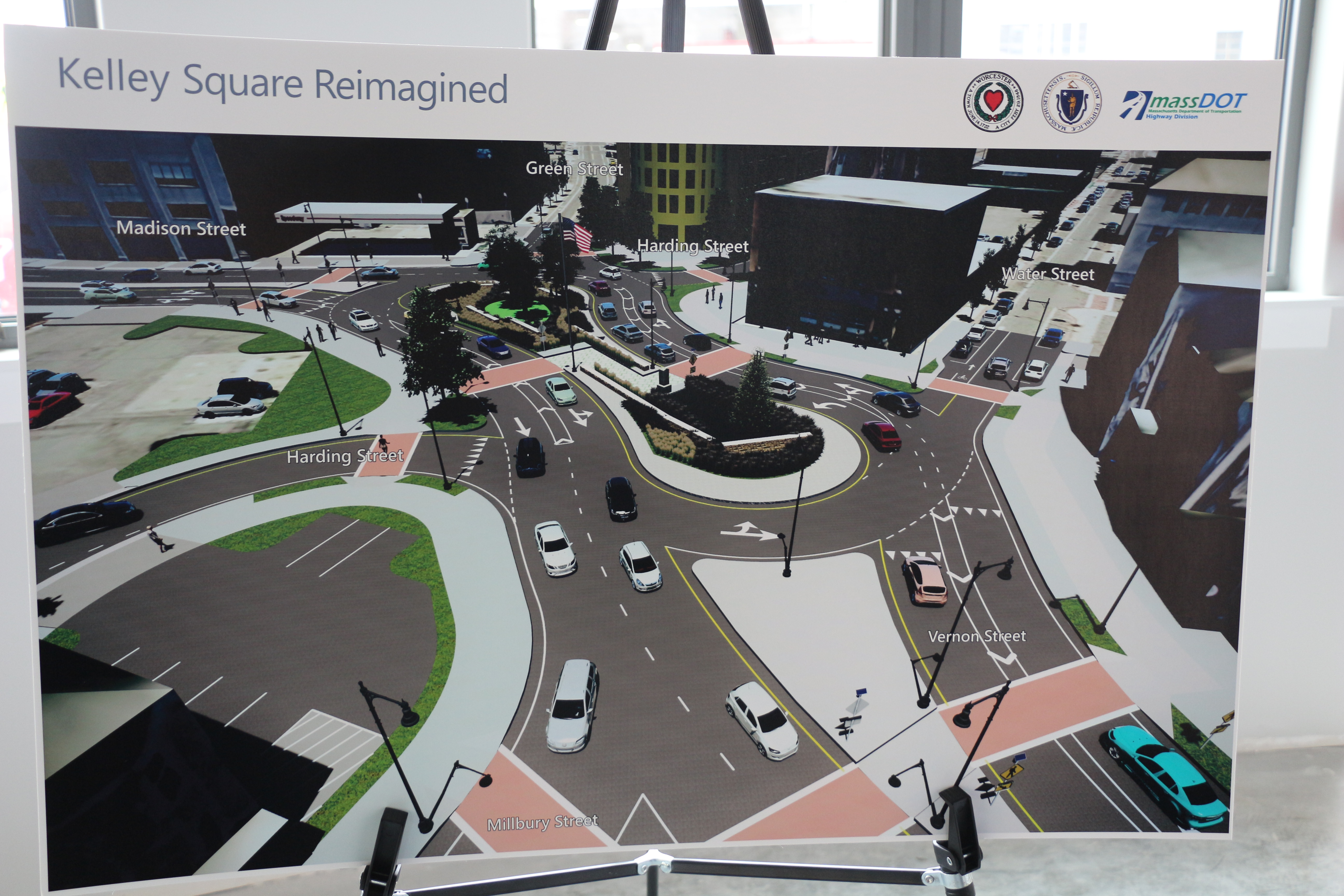 Worcester's Kelley Square, the state's top crash location, is being ...