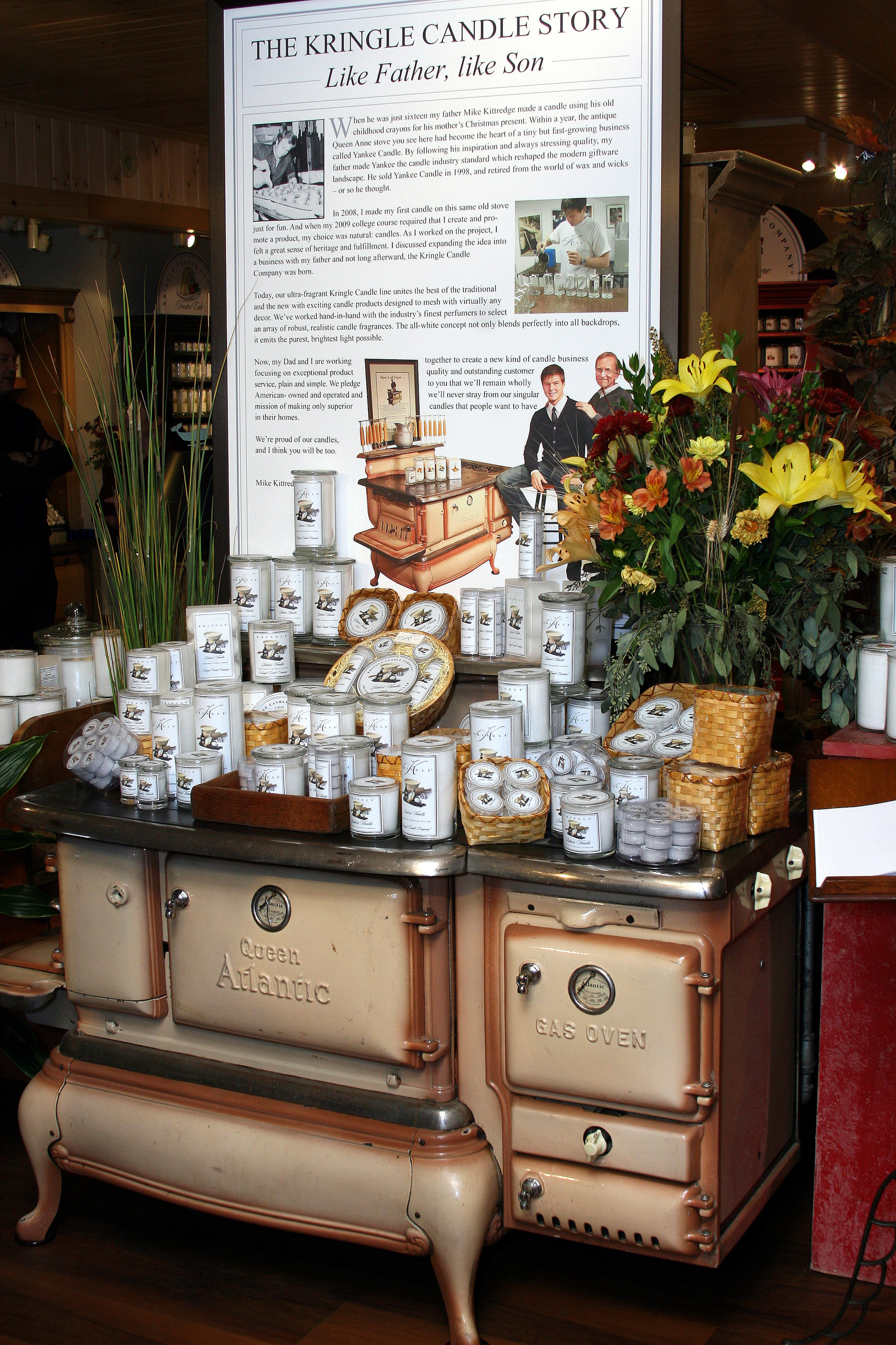 Michael J. Kittredge II, founder of Yankee Candle, over the years ...