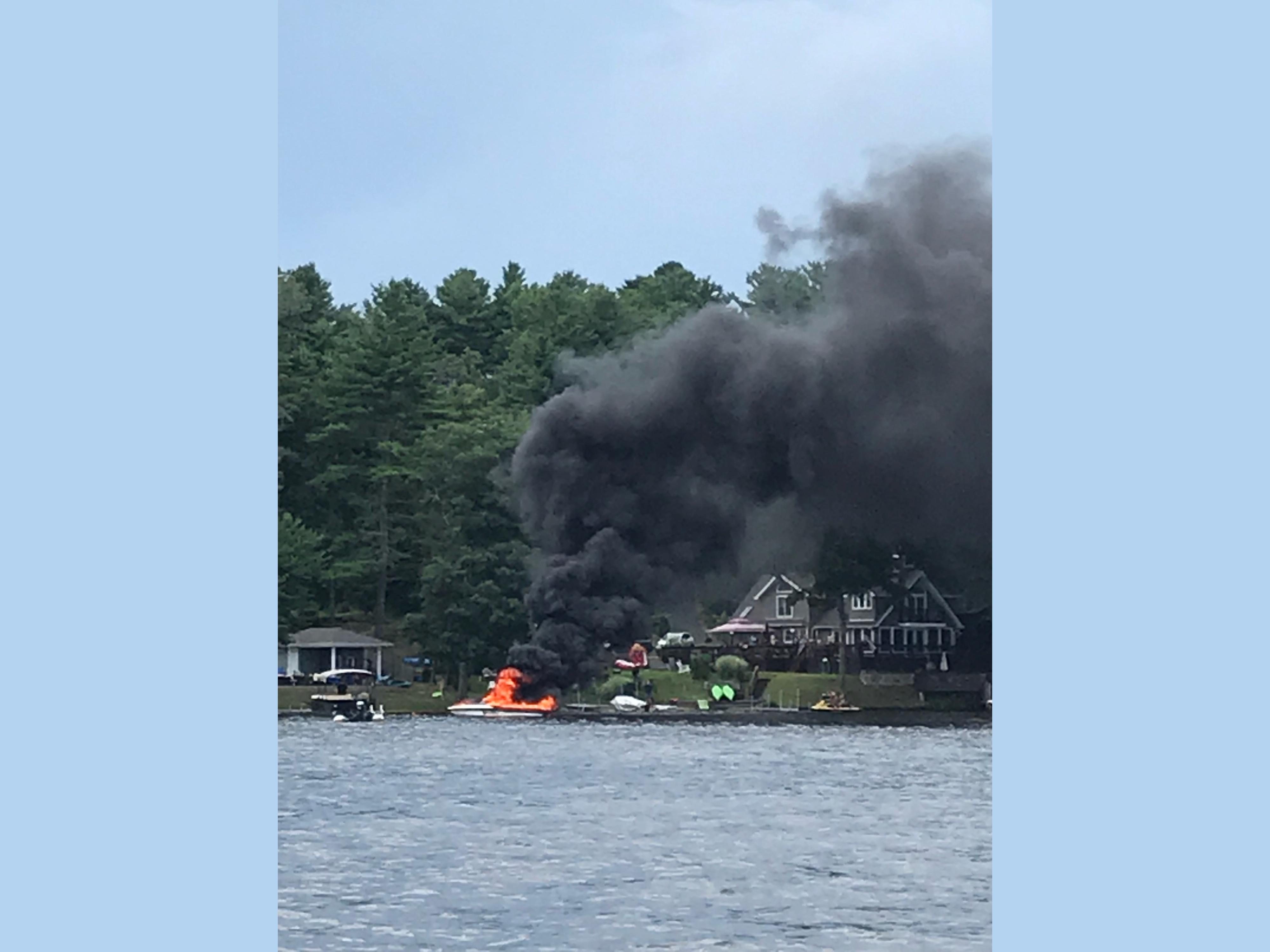 Boat fire in Holland - masslive.com