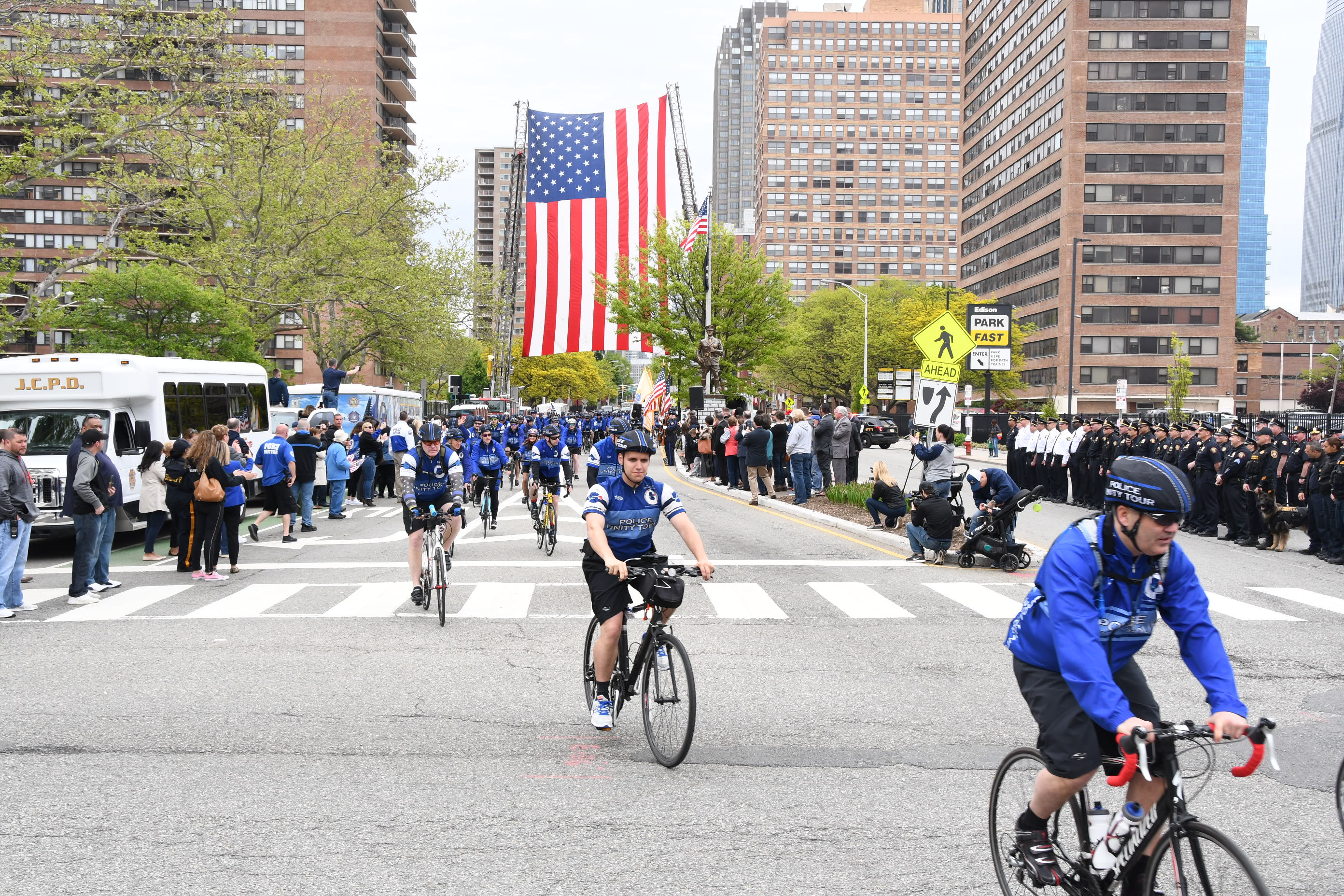 Jersey City cops kick off Police Unity Tour - nj.com
