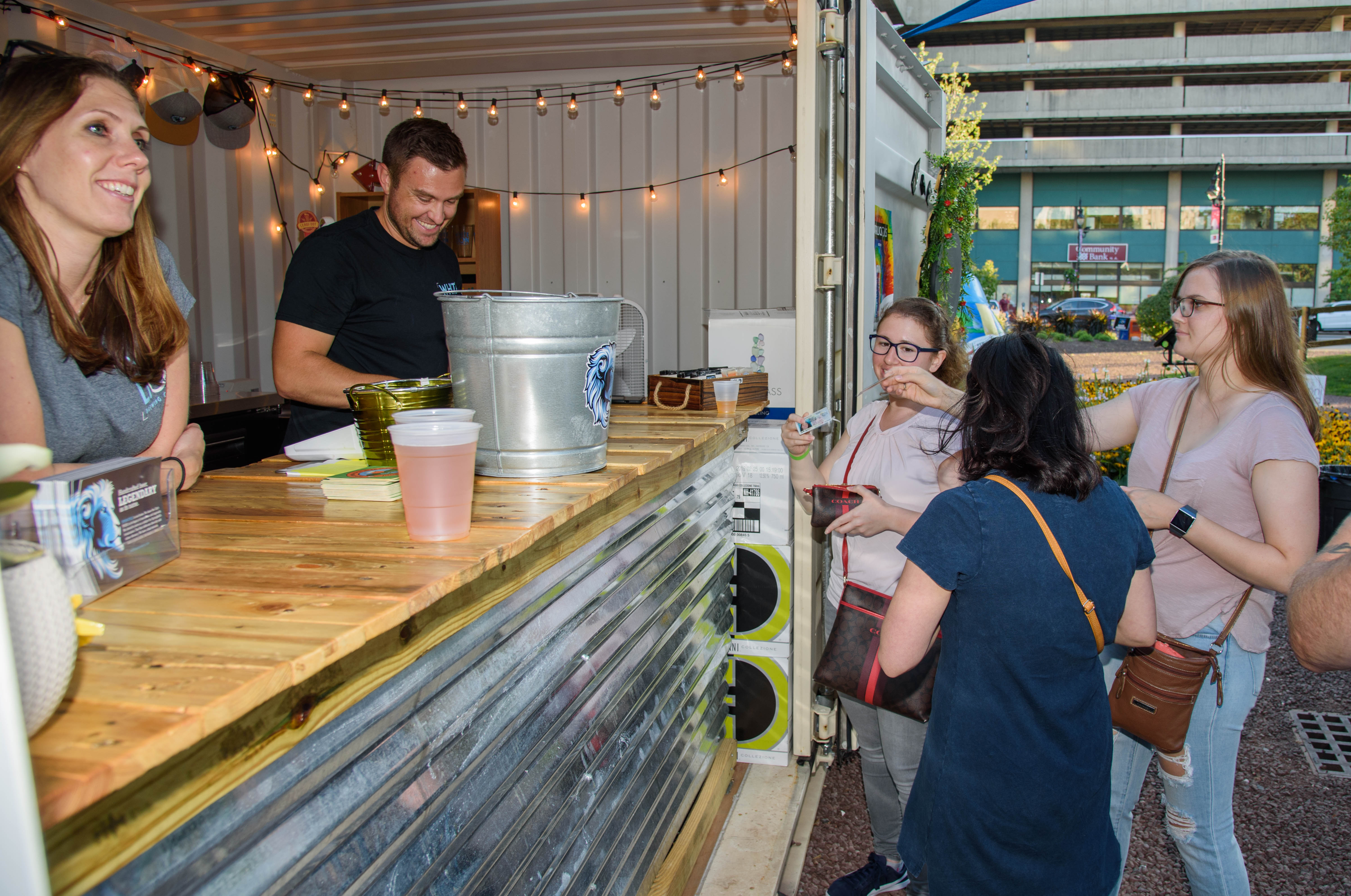 Seen@ White Lion Summer Beer Garden party at Tower Square Park ...